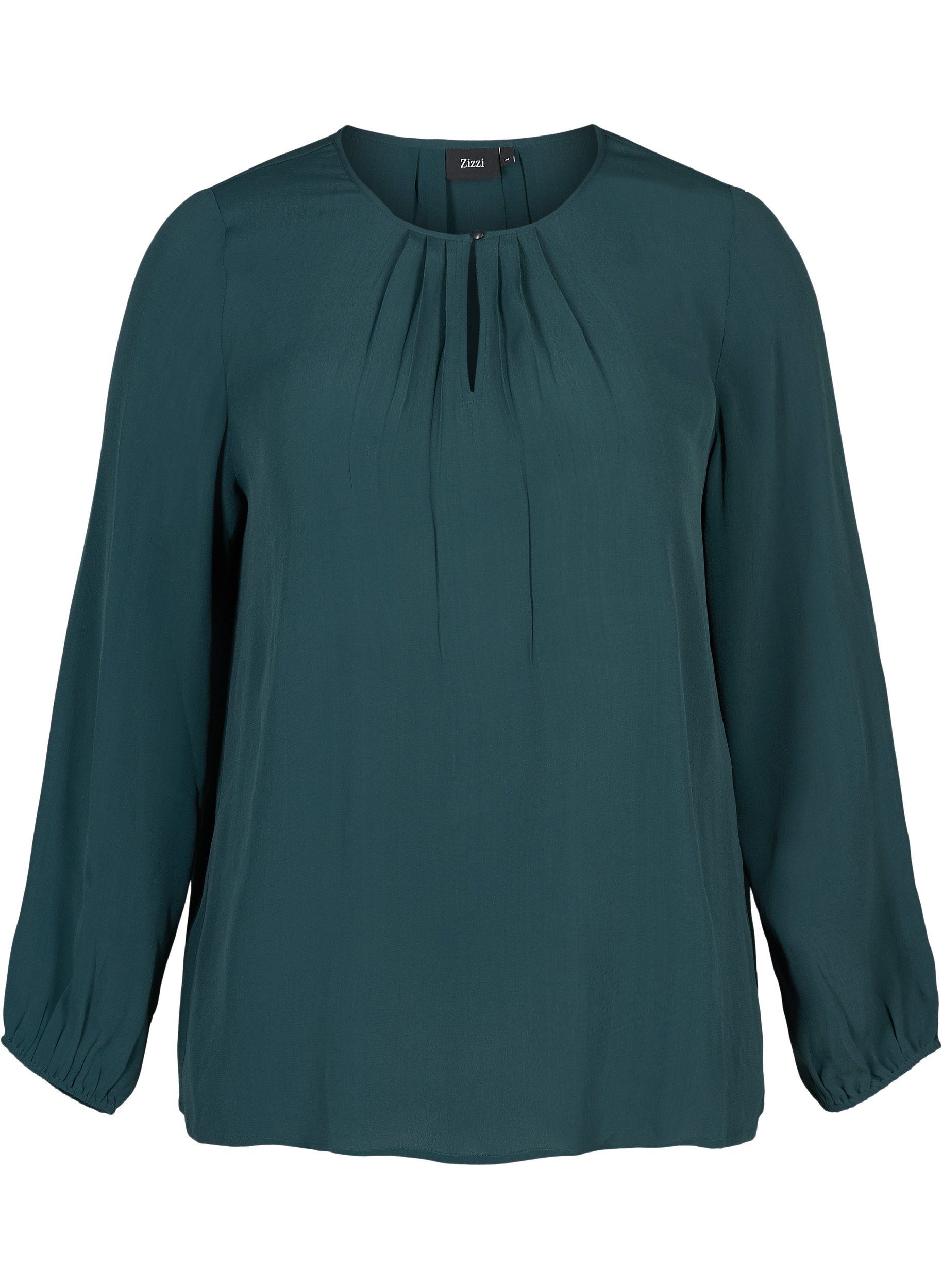 Zizzi Langarmbluse Große Größen Damen Bluse Mit Langen Ärmeln Und