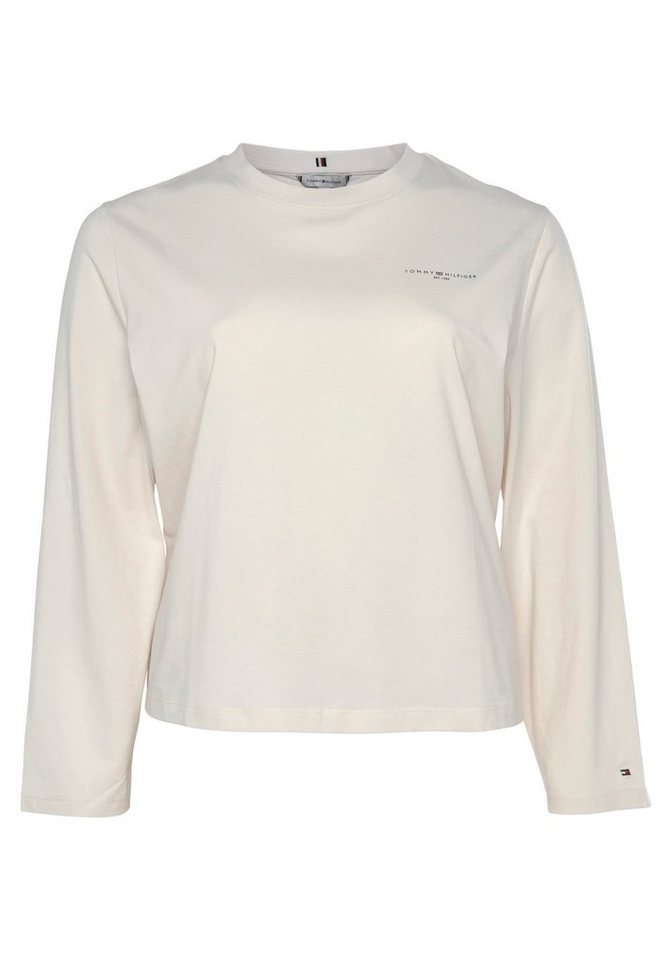 Tommy Hilfiger Curve Langarmshirt Crv 1985 Reg Mini Corp C Nk Ls Plus