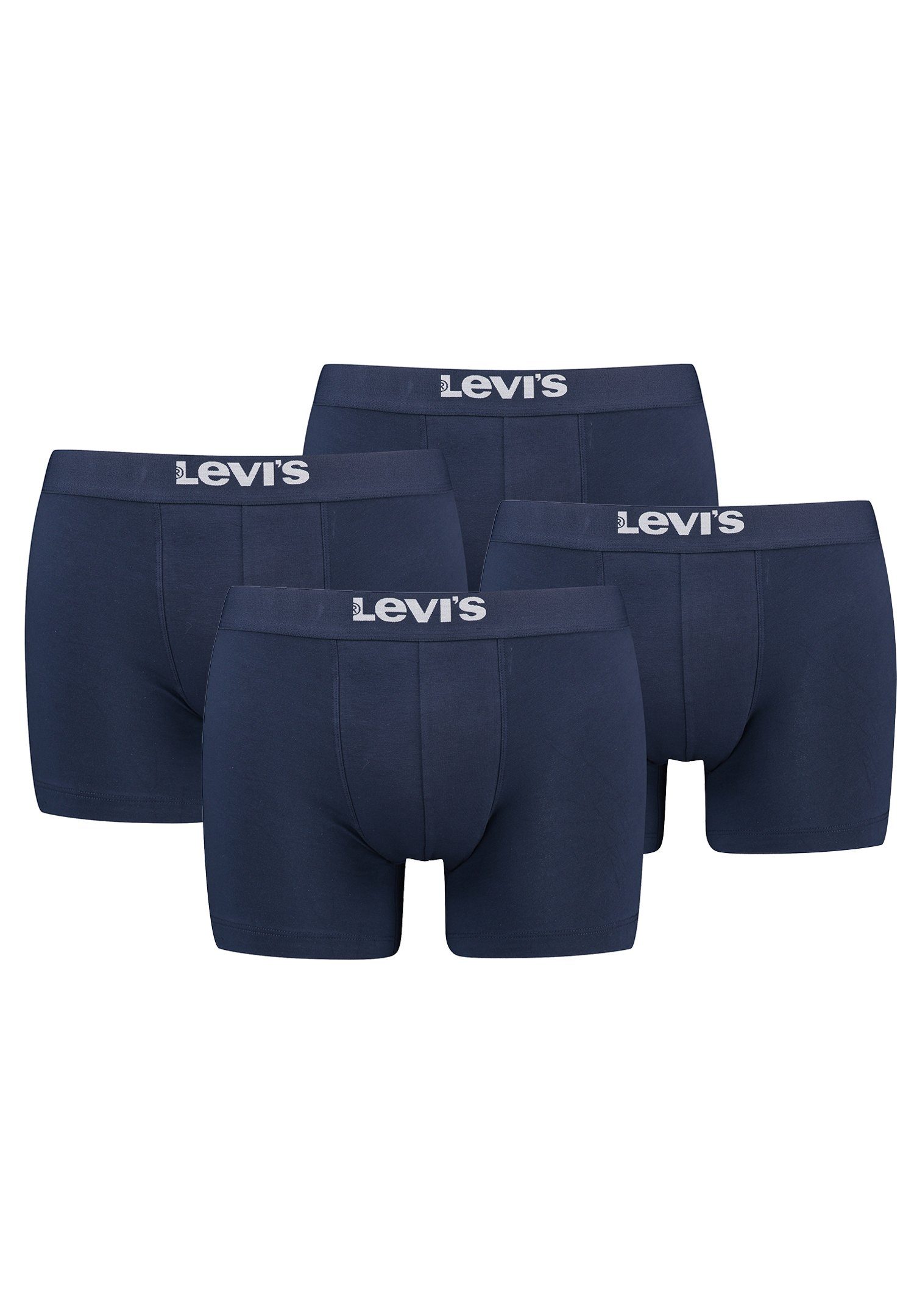 Levi's® Boxershorts MEN SOLID BASIC BOXER BRIEF ORGANIC CO 4er Pack (Set, 4-St., 4er-Pack)