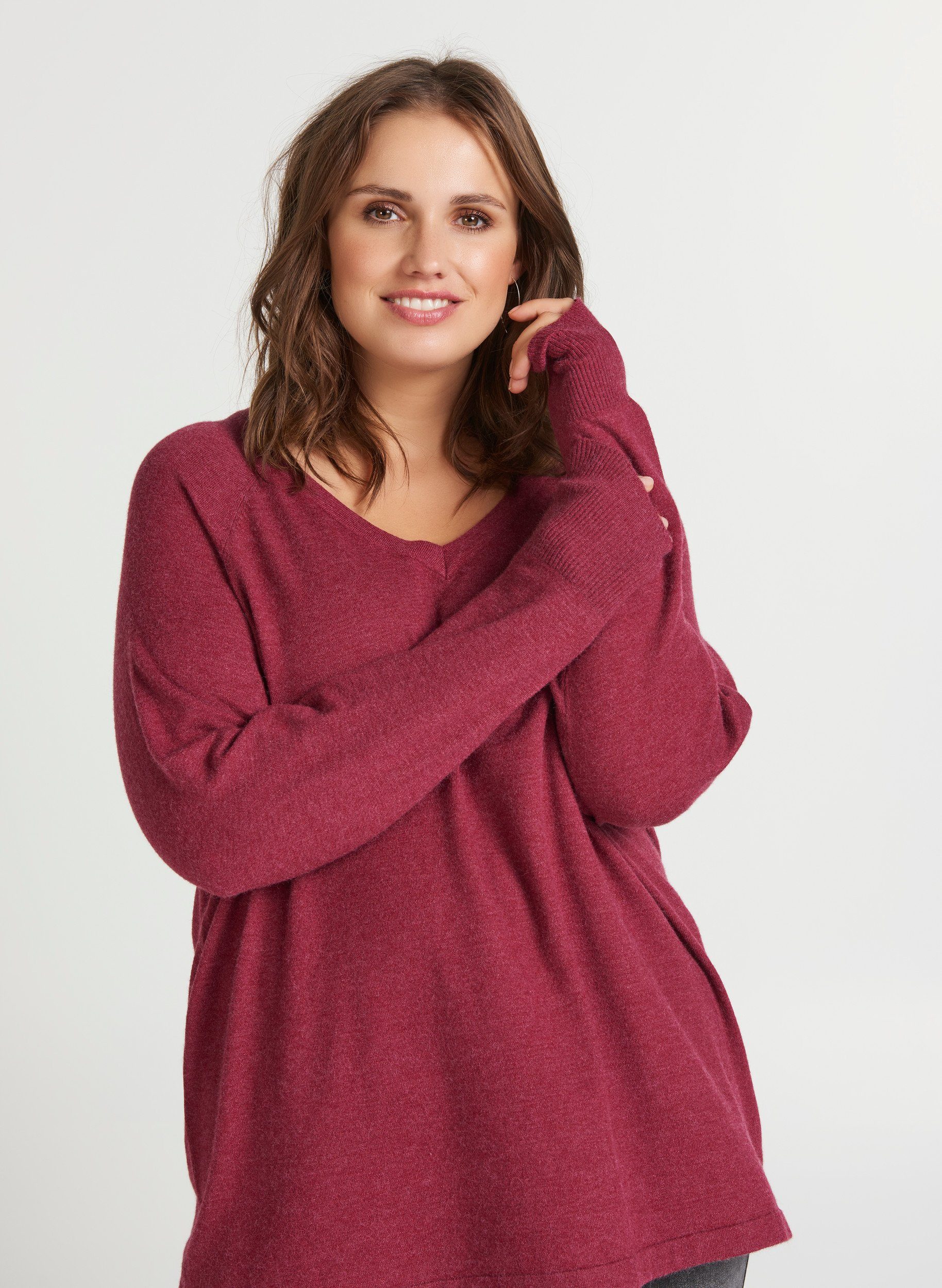 Zizzi Strickpullover Große Größen Damen Pullover | OTTO