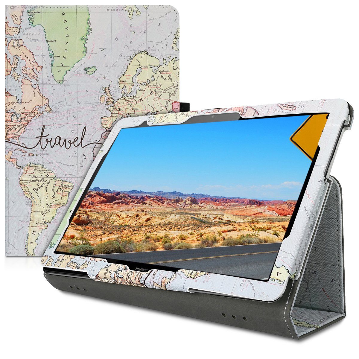 Kwmobile Tablet Hülle Hülle Für Huawei Mediapad T5 10 Slim Tablet