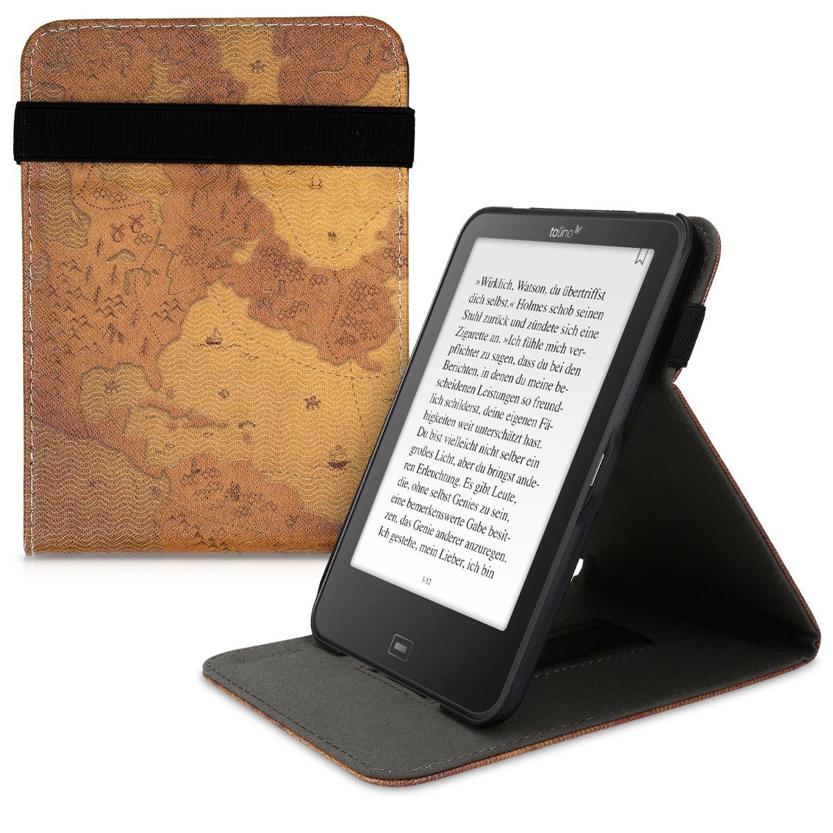 Kwmobile E Reader Hülle Hülle Für Tolino Vision 1 2 3 4 Hd