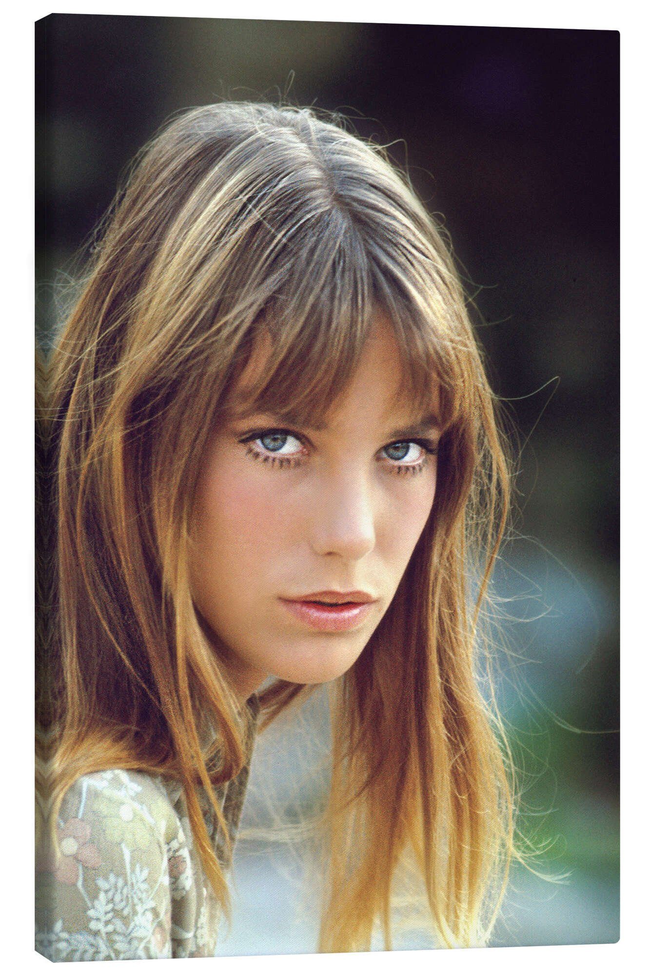 Posterlounge Leinwandbild Bridgeman Images Jane Birkin An Der Côte D