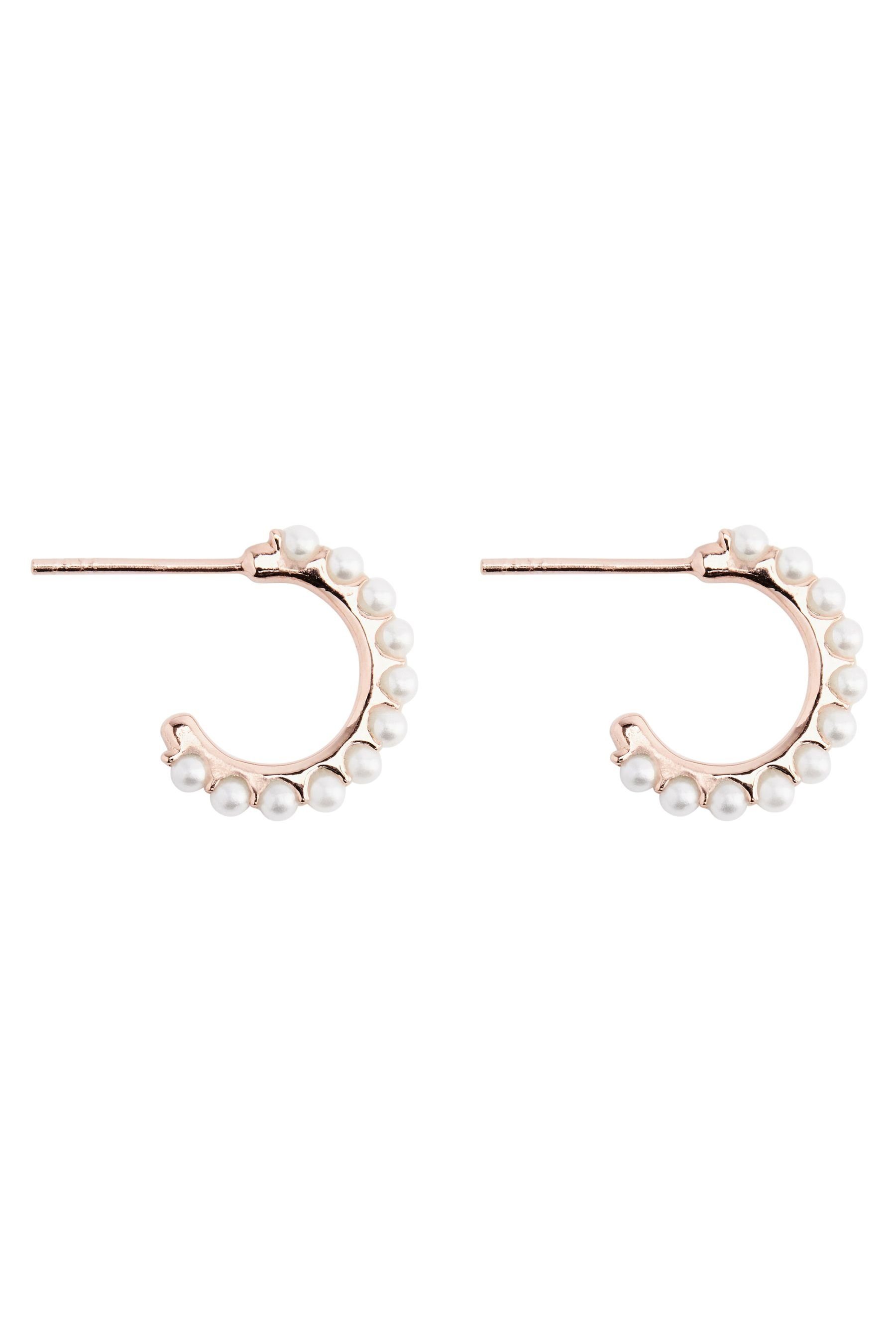 Next Paar Creolen Creolen mit Perle (1-tlg)