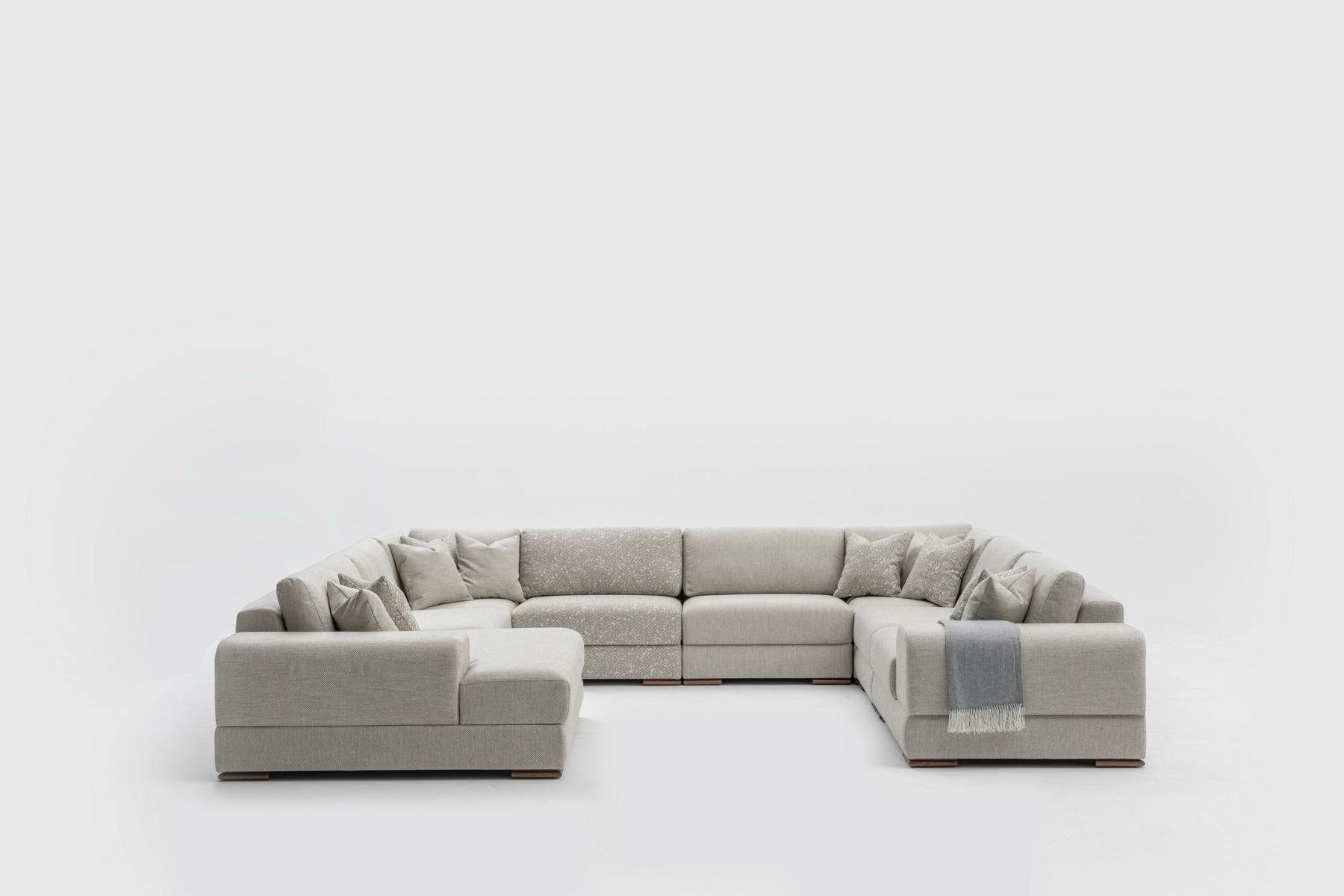 Jvmoebel Ecksofa Modern Ecksofa U Form Design Luxus Wohnzimmer Möbel
