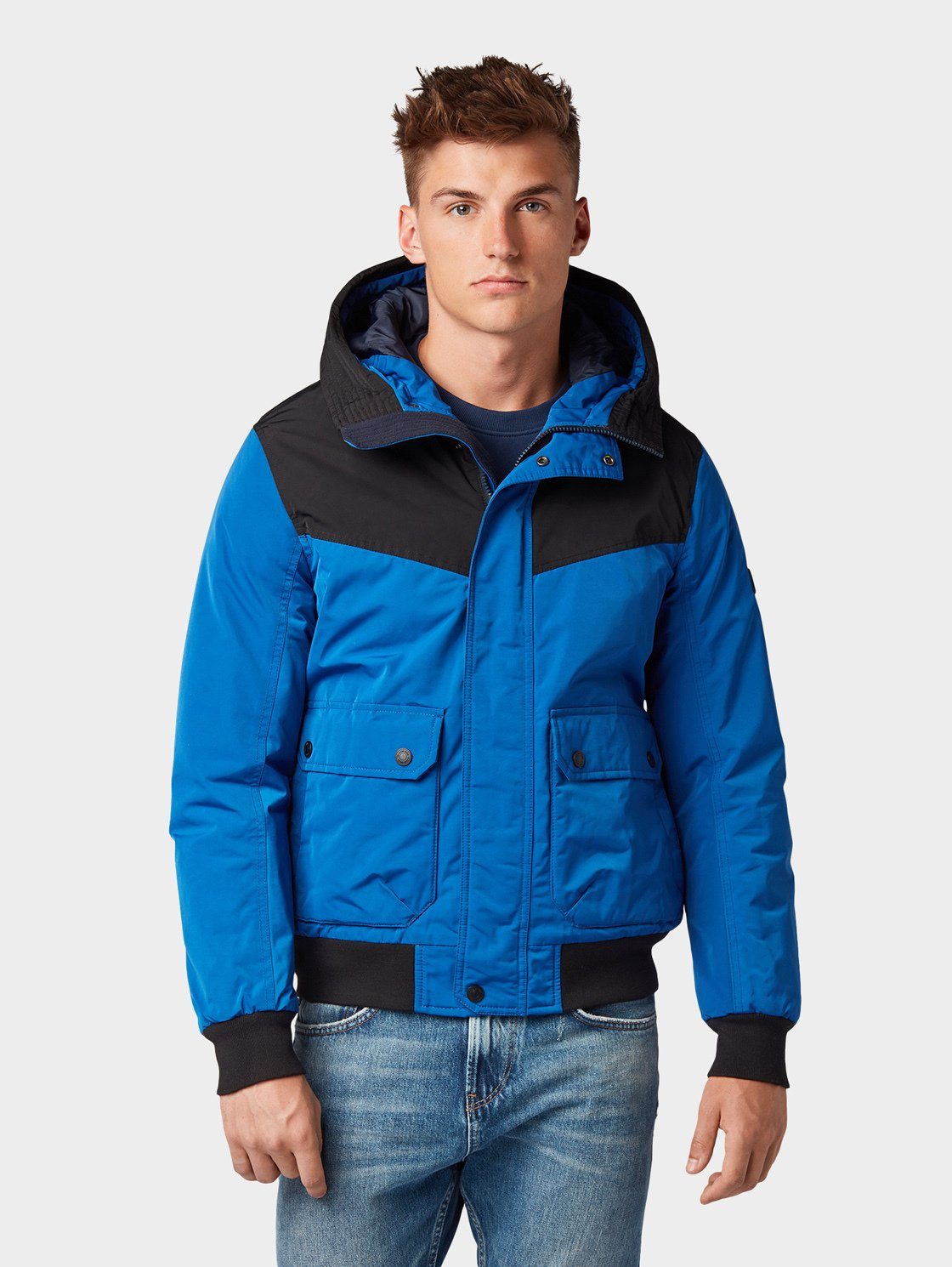 Tom Tailor Denim Blouson Wattierte Jacke Mit Kapuze Online Kaufen Otto