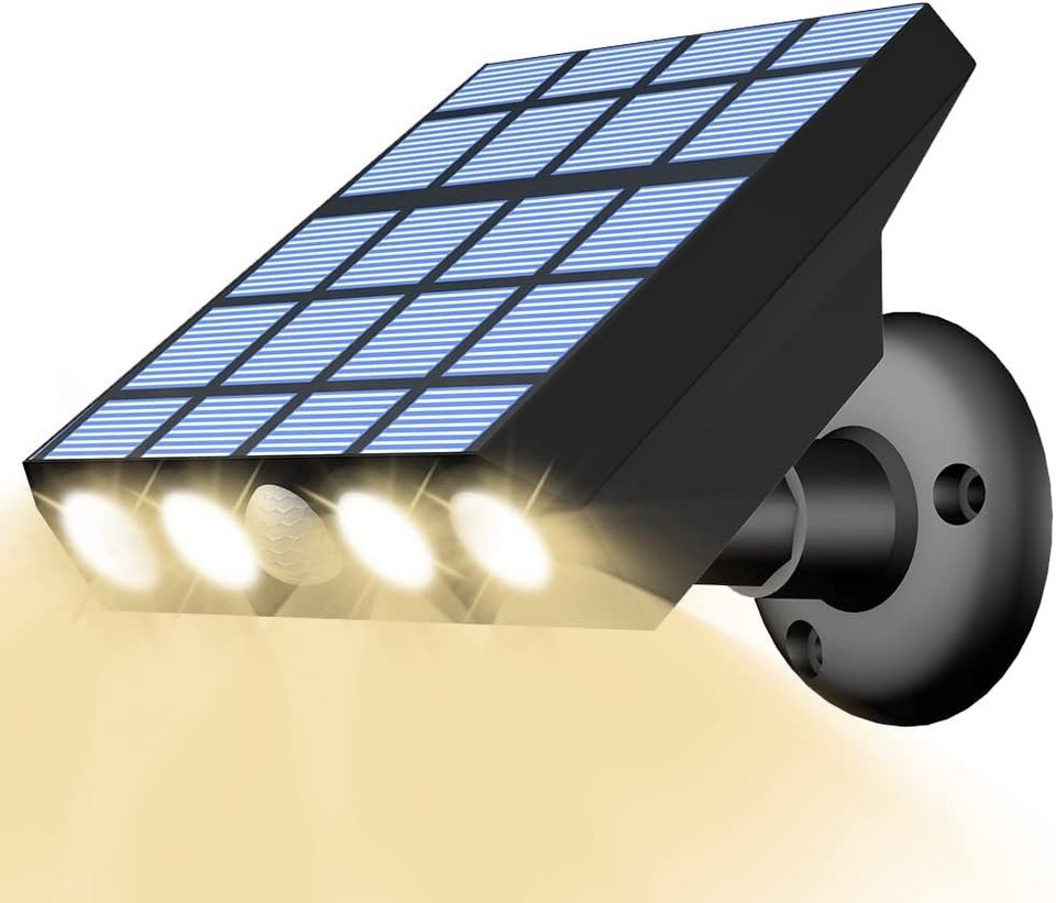 Welikera Wandleuchte Solarleuchte Mit Bewegungsmelderip65360