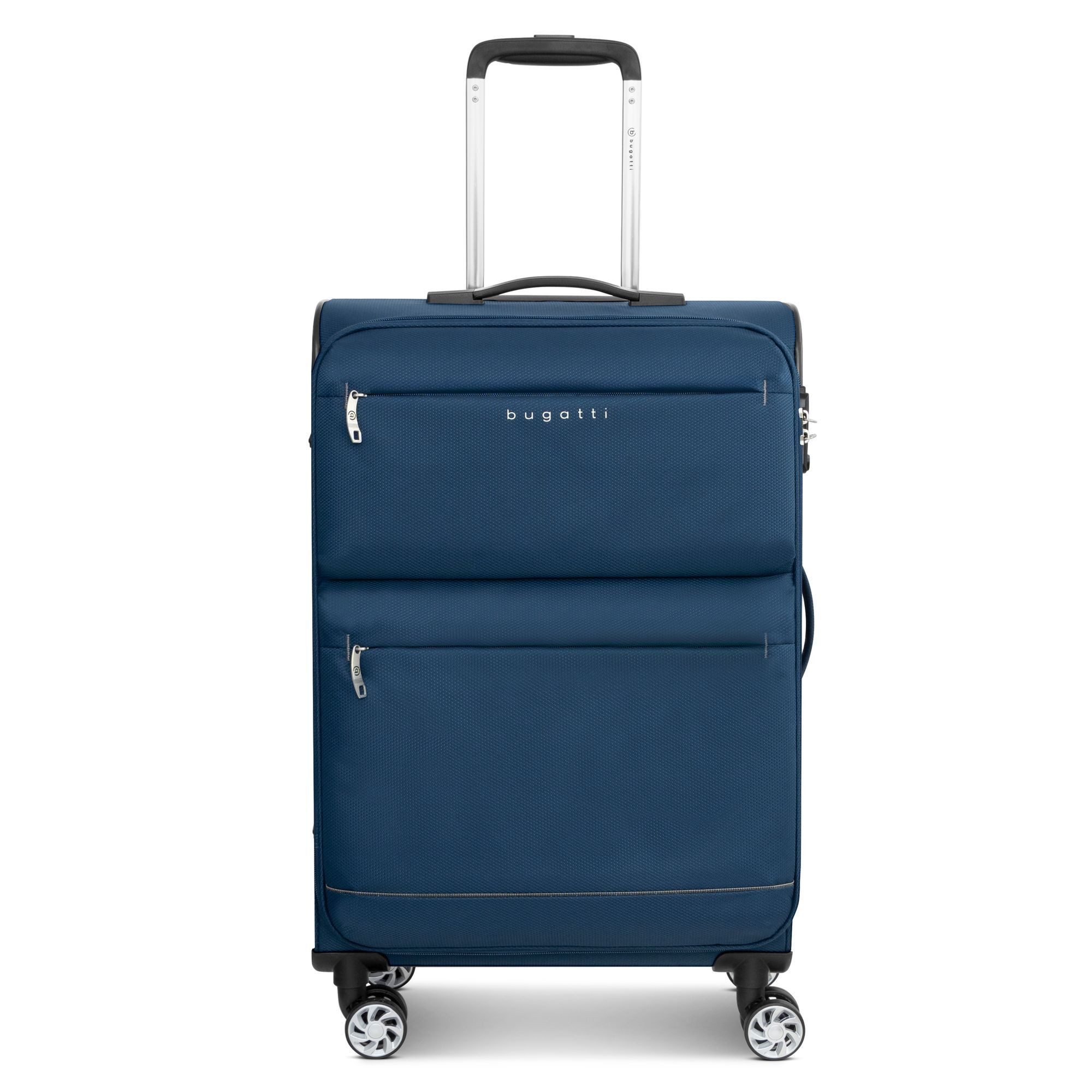 Bugatti Weichgepäck Trolley Go Light Soft 4 Rollen Polyester