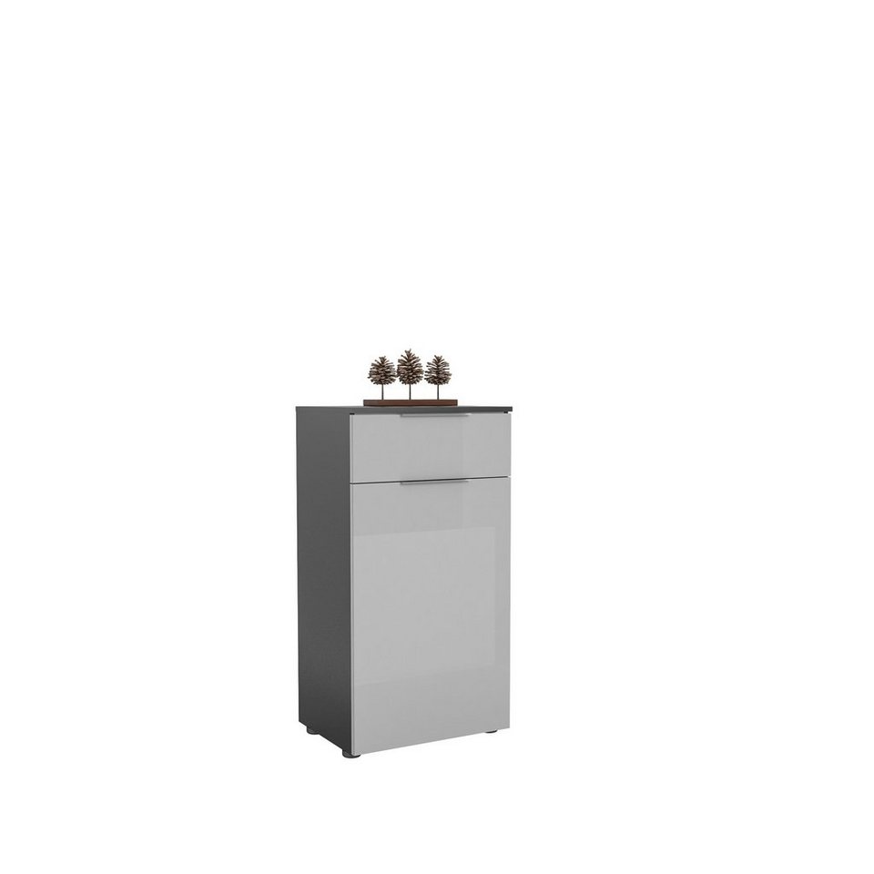 Möbelando Kleiderschrank 25636520 Bxhxt 53x100x40 Cm In Anthrazit