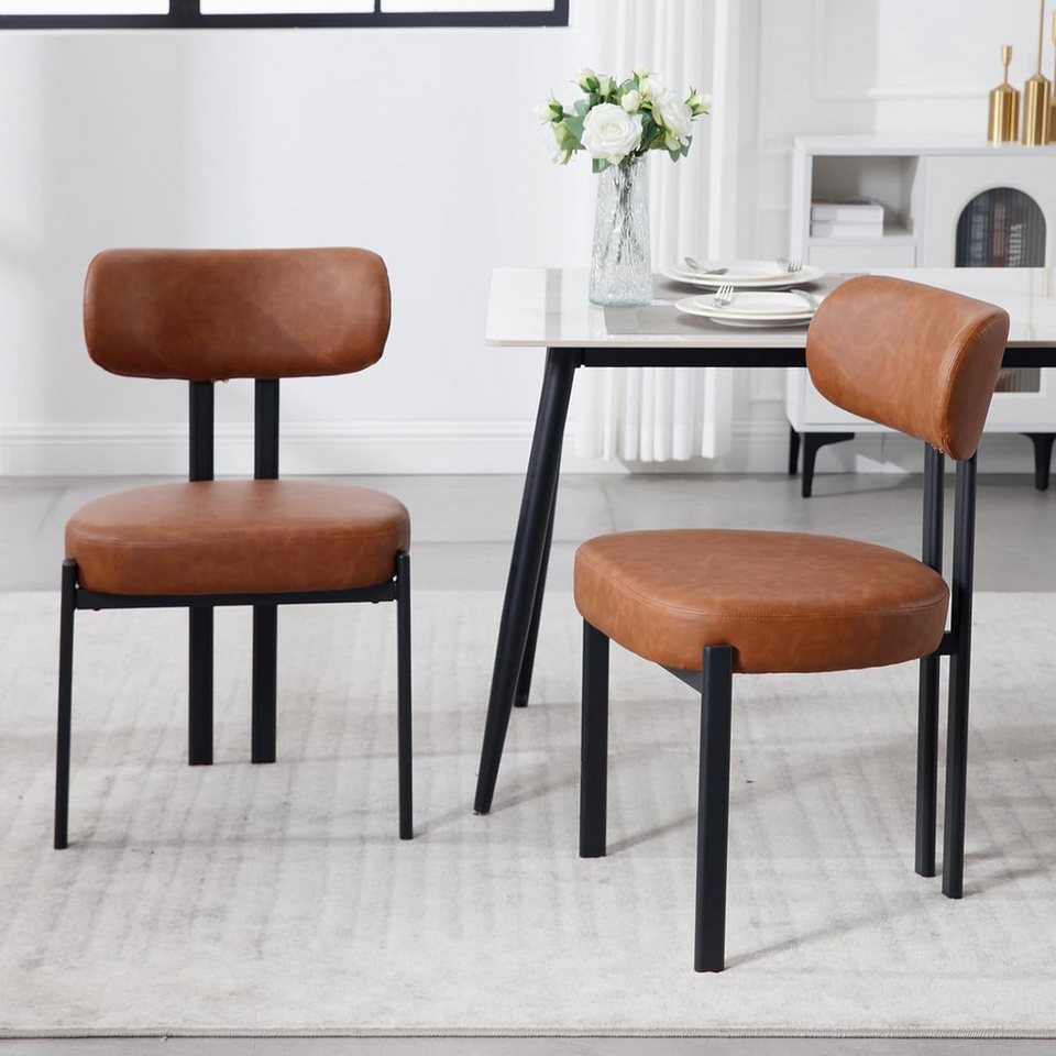 Wahson Office Chairs Esszimmerstuhl Aus Teddystoff 2er Set Küchenstuhl