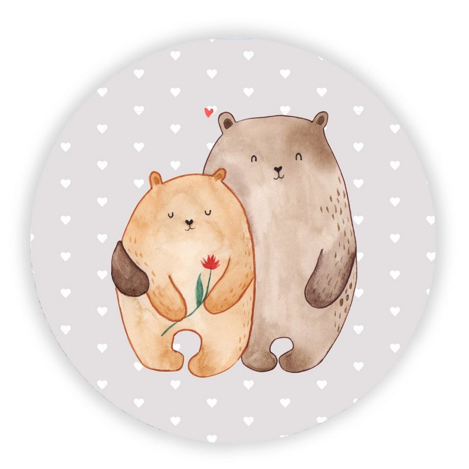 Mr And Mrs Panda Magnet Bären Liebe Grau Pastell Geschenk
