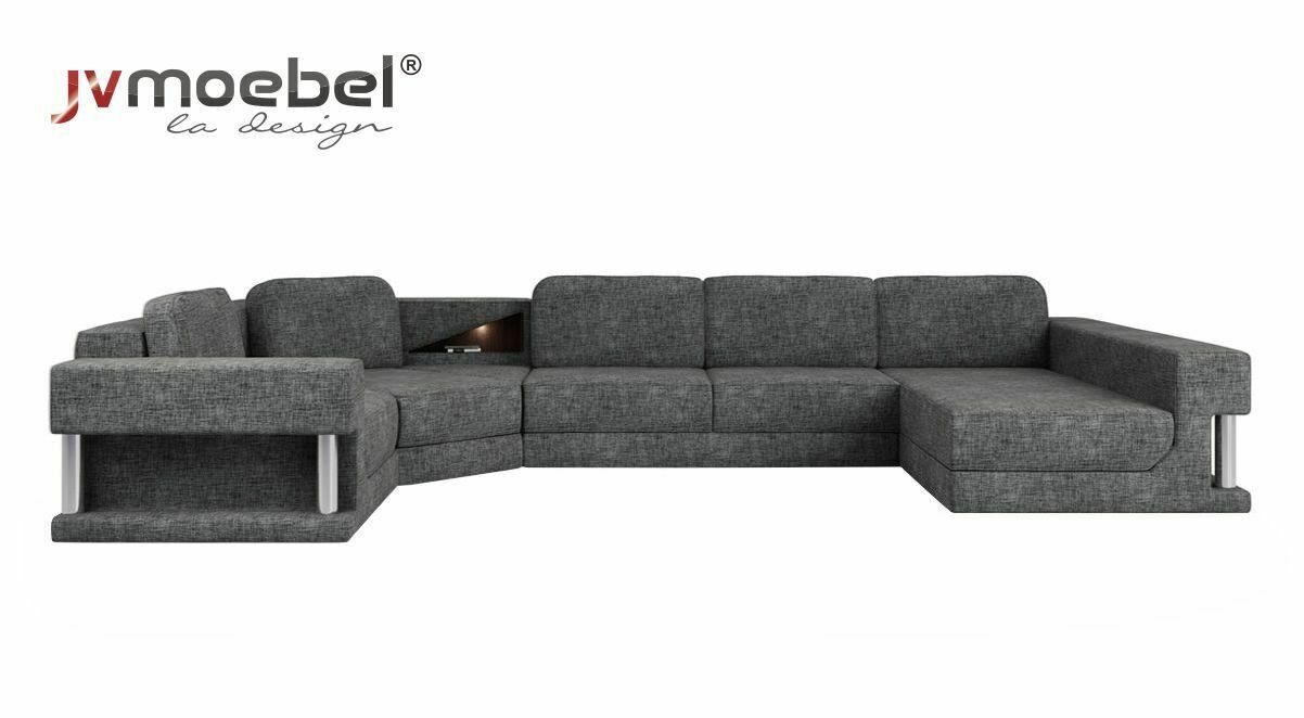 Jvmoebel Ecksofa Ecksofa U Form Bettfunktion Schlaf Sofa Neu