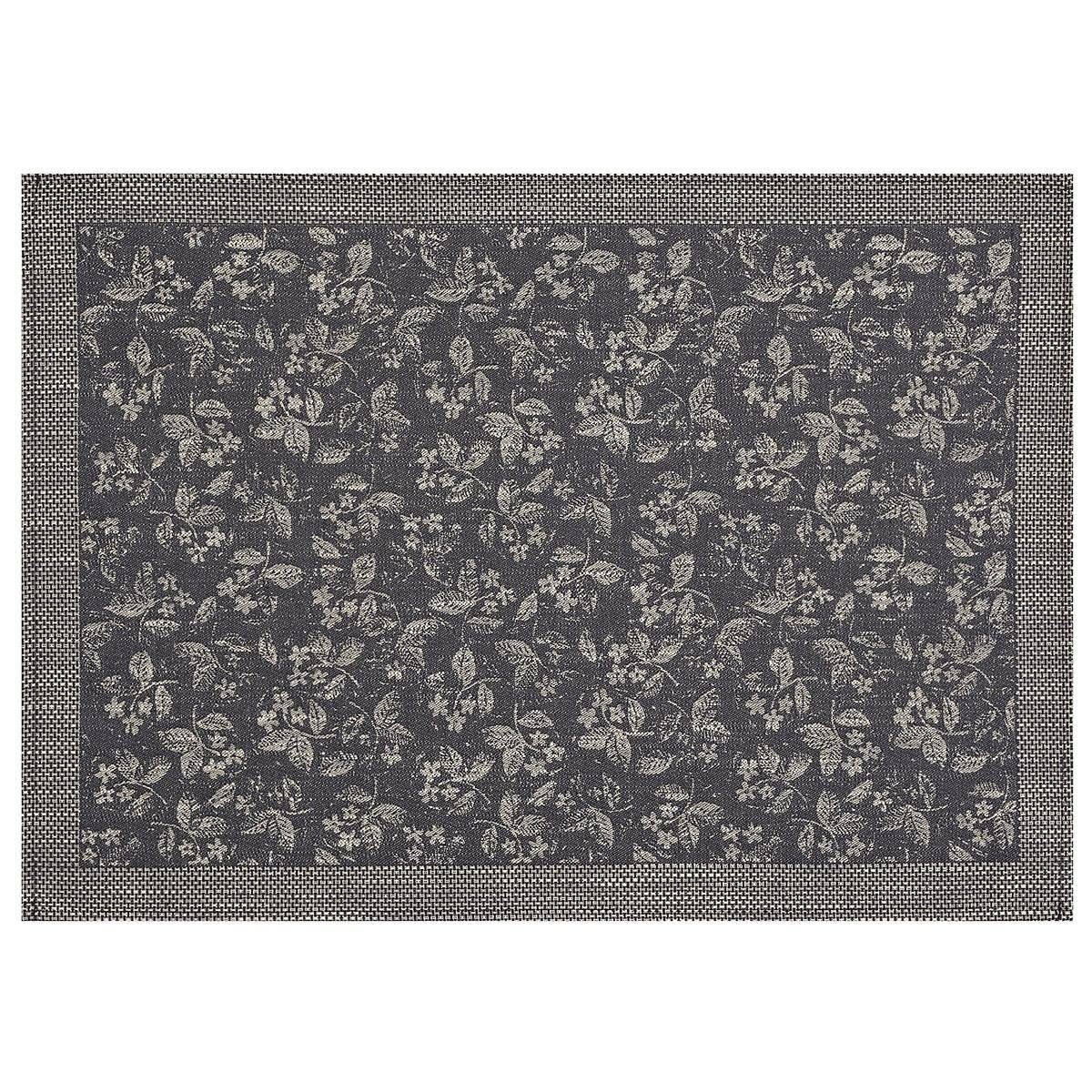 Platzset Beschichtete Tischsets 2x Set Slow Life Mini Carbone 36x50