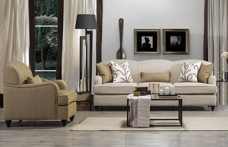Jvmoebel Wohnzimmer Set Wohnzimmer Sofa Set 2tlg Dreisitzer Modern
