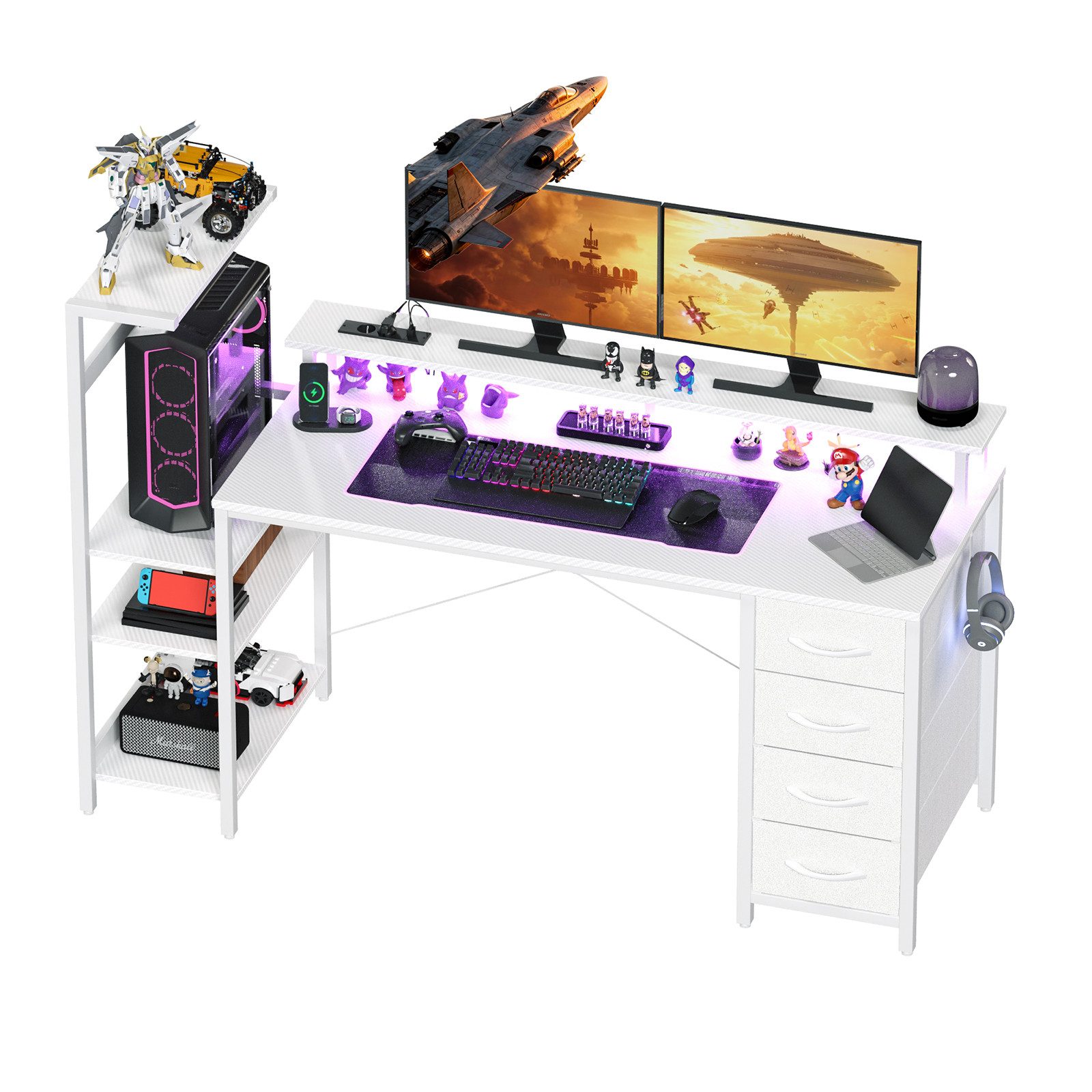Spannende Weisse Gaming Tische Bild