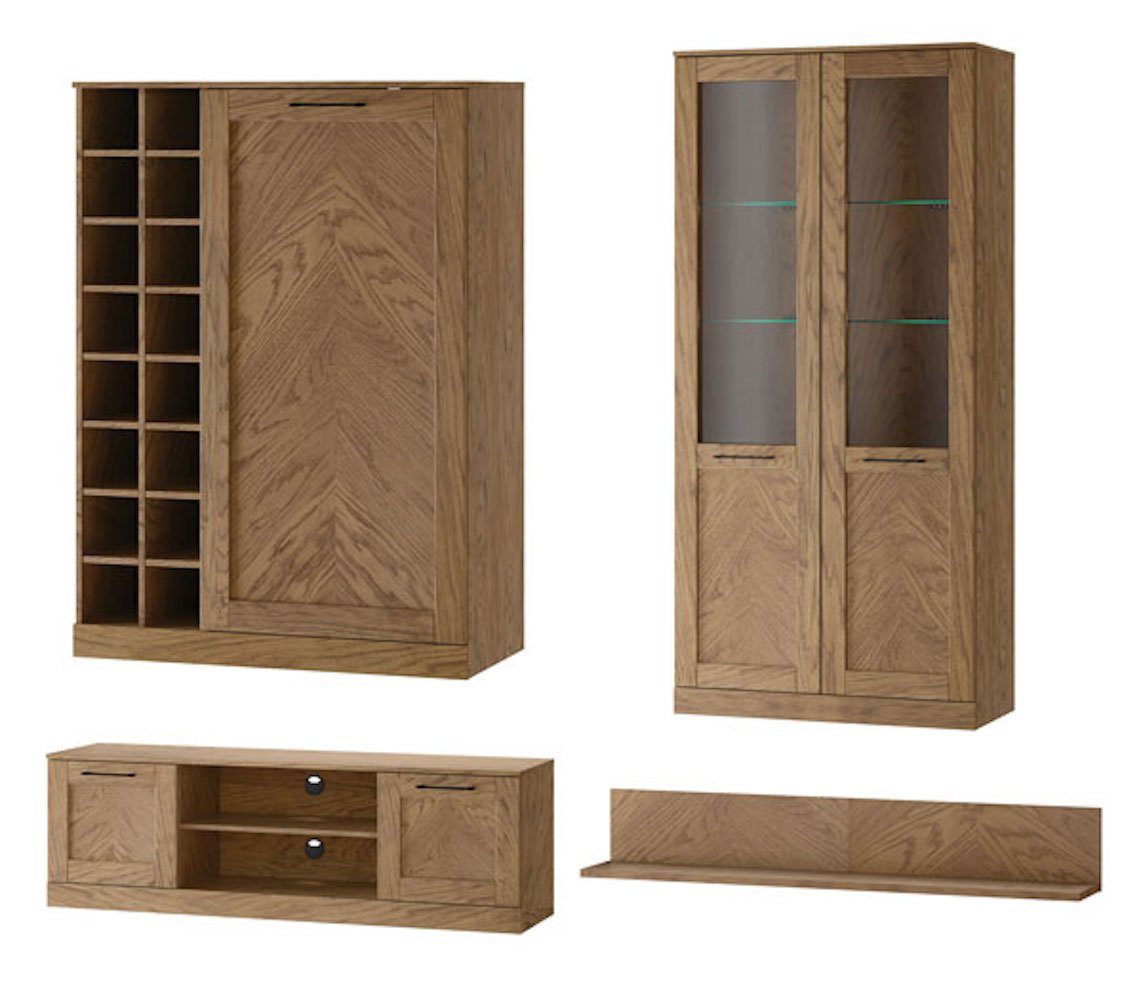 Rustikale Wohnwände » Rustikale Schrankwände & Anbauwände