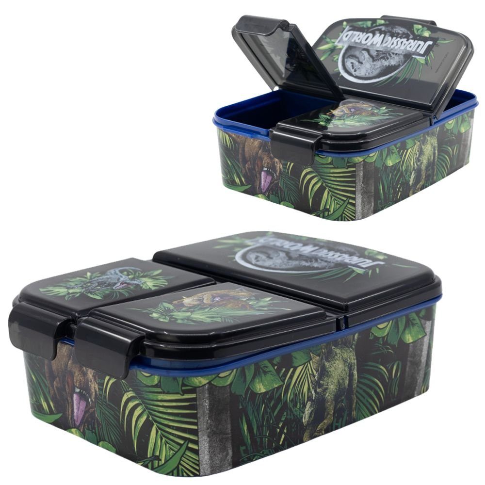 Stor Lunchbox Brotdose 3 Getrennte Fächer Jurassic World Lunch To Go
