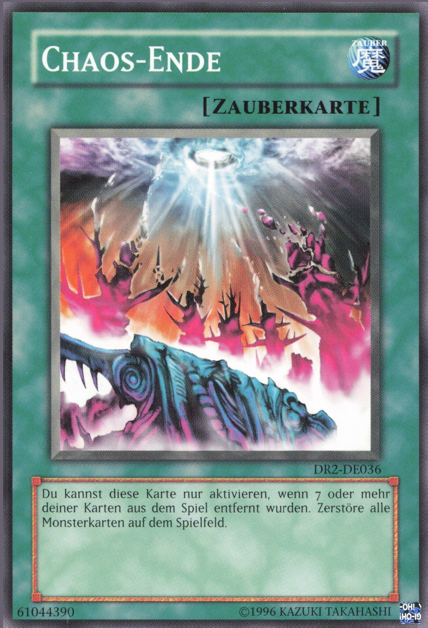 Recollectibles Sammelkarte Yugioh Karte Chaos Ende Deutsch Yu Gi Oh