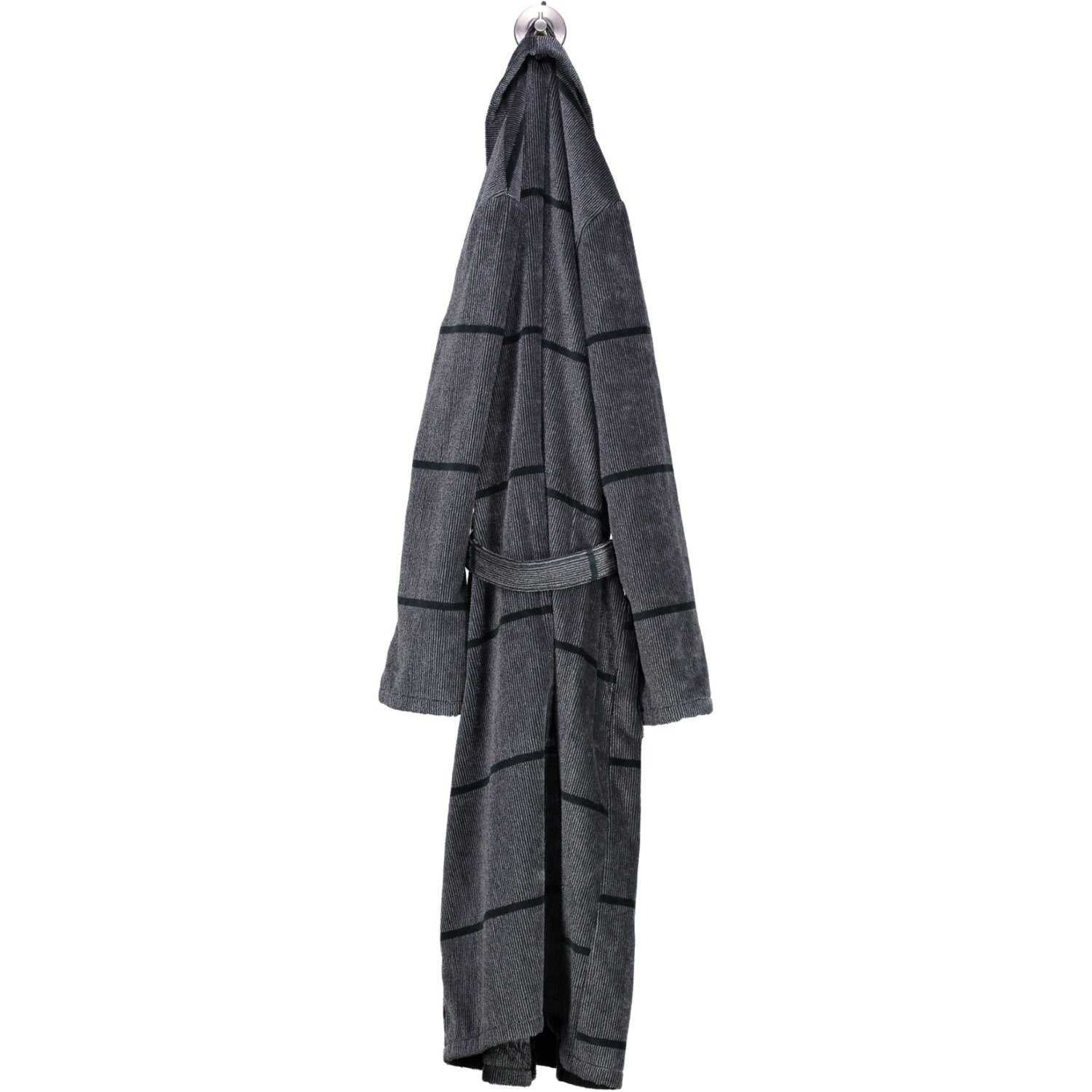 Cawö Herrenbademantel Streifen 2847 Kimono Velours Kimono 100