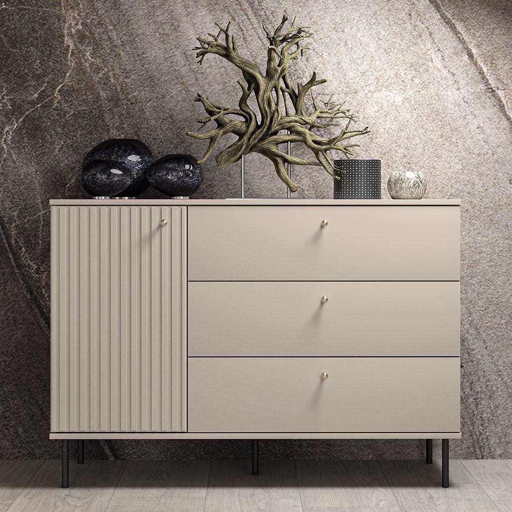 Kommode Beige Matt