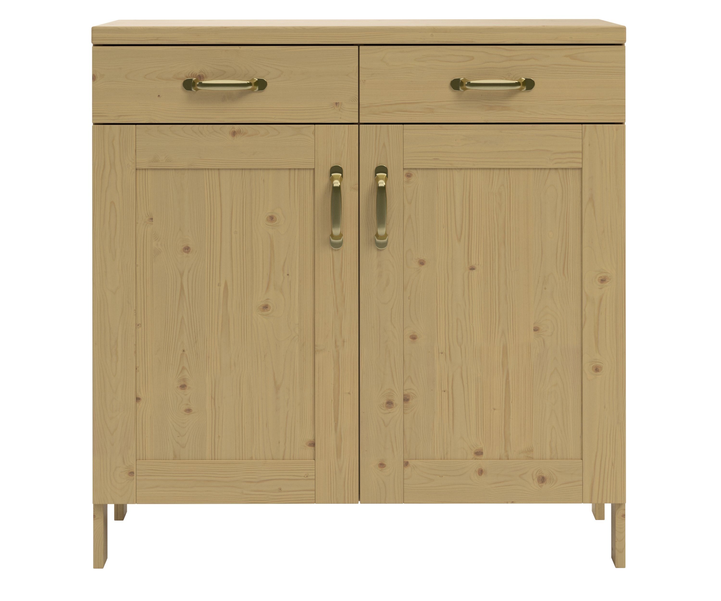 Home Affaire Unterschrank Alba 1 St Breite 85 Cm Kiefer Massiv 2