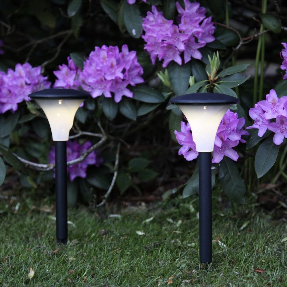 Star Trading Led Solarleuchte Led Solar Erdspießleuchte Faro 3 Er Set