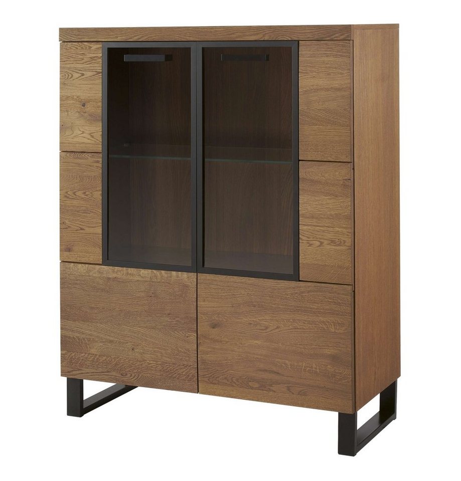 99rooms Vitrine Perfecto Iii Massivholz Standvitrine Glasvitrine
