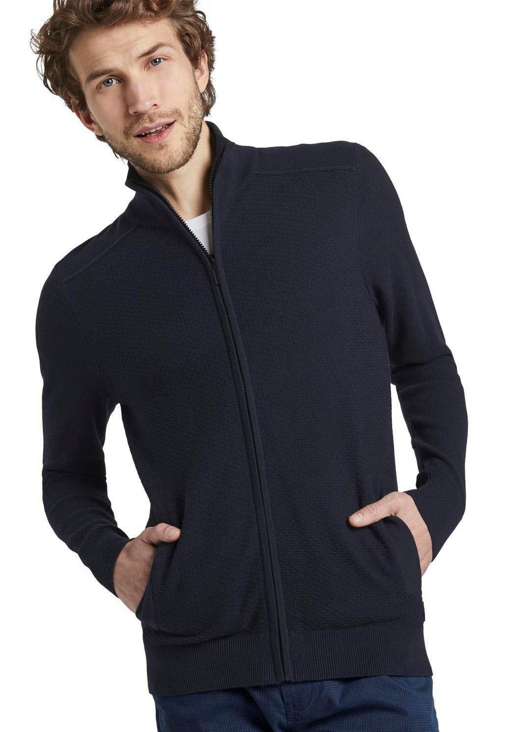 Tom Tailor Strickjacke In Strukturierter Optik Otto