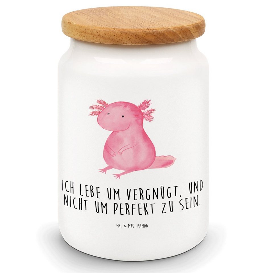 Mr. & Mrs. Panda Vorratsdose Axolotl - Weiß - Geschenk, Vorratsdose ... Mr. & Mrs. Panda Vorratsdose Axolotl - Weiß - Geschenk, Vorratsdose ...