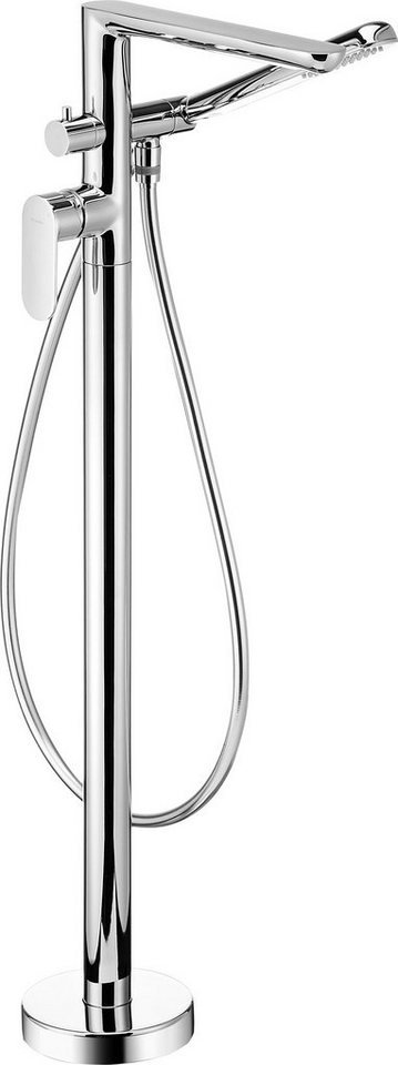 Trizeratop Wannenarmatur Wannenarmatur Freistehend Mit Duschset Chrom