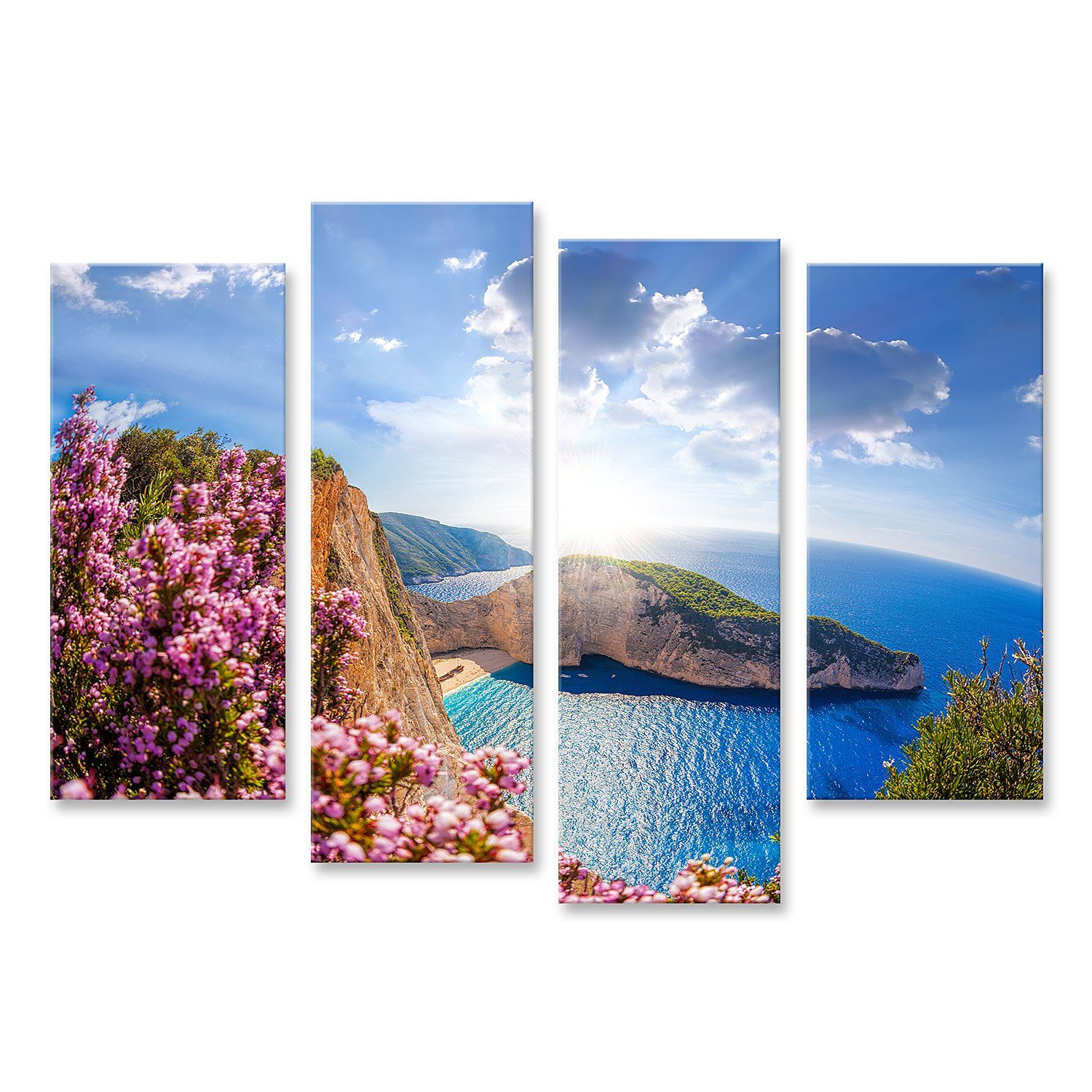 Islandburner Leinwandbild Bild Auf Leinwand Navagio Strand Mit