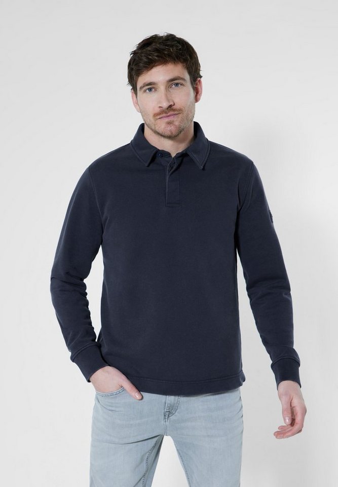 STREET ONE MEN Sweatshirt in Unifarbe, Herren Sweatshirt STREET ONE MEN Sweatshirt in Unifarbe, Herren Sweatshirt