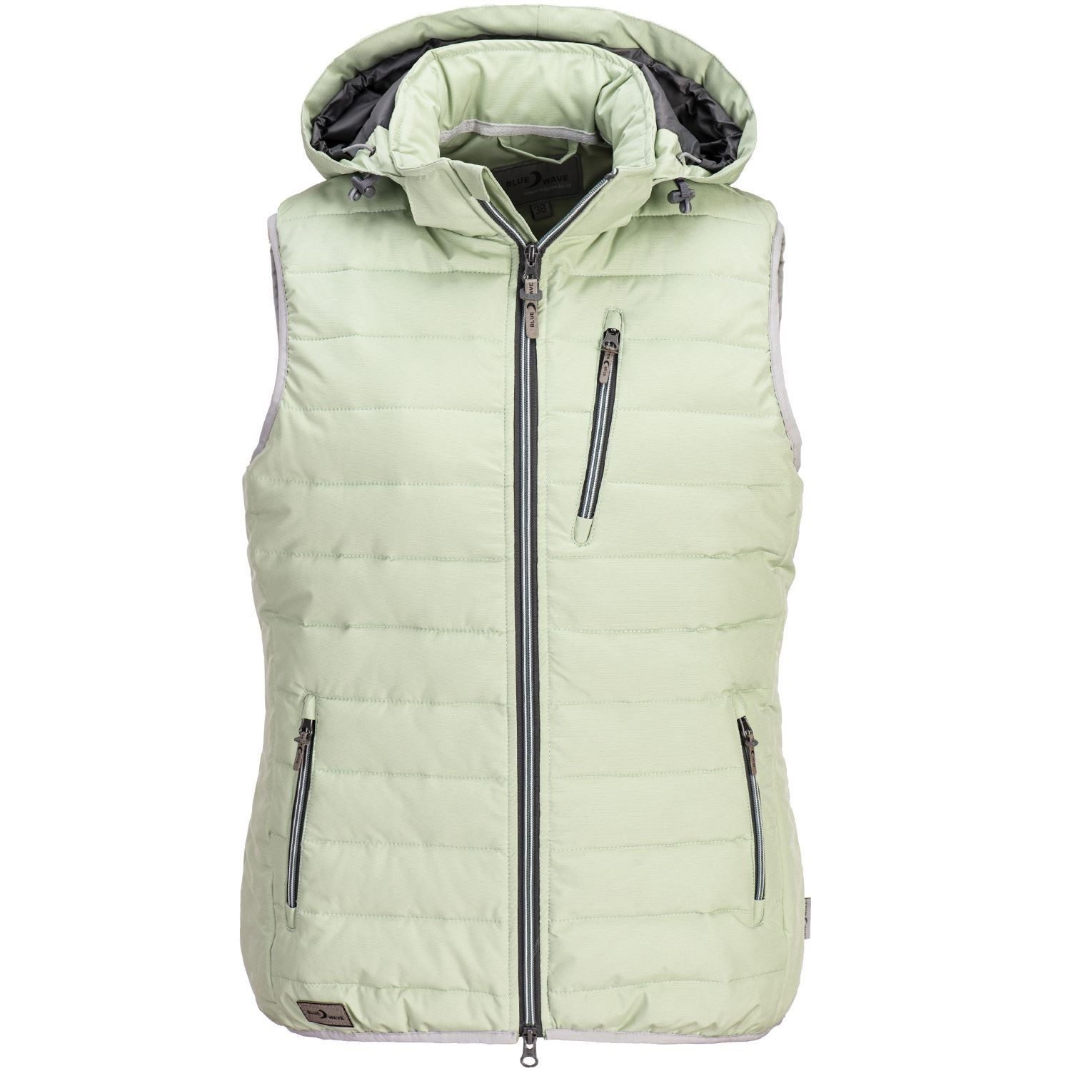 Rennerxxl Steppweste Ina Damen Xxl Outdoor Weste Mit Abnehmbarer Kapuze