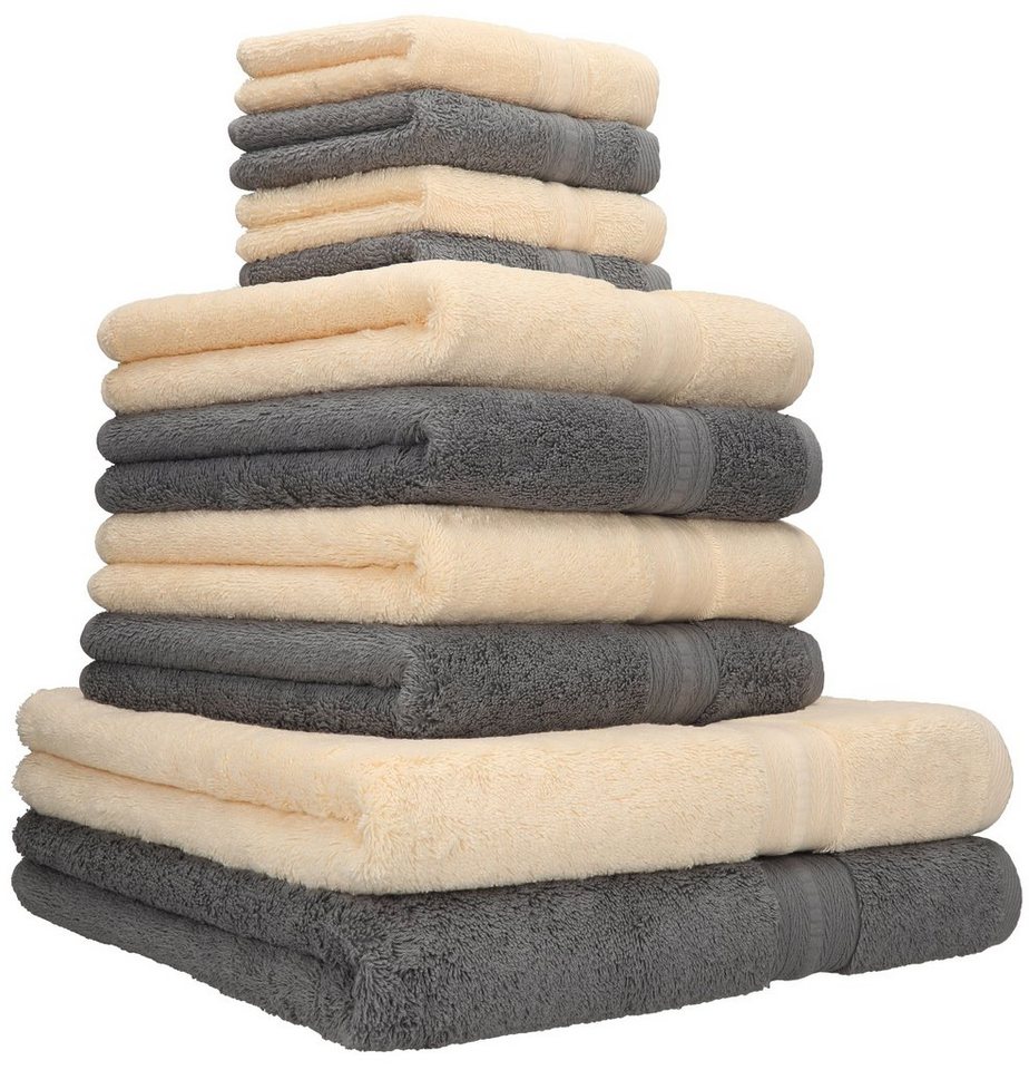 Betz Handtuch Set 10 Tlg Handtuch Set Gold Qualität 600 Gm² 2