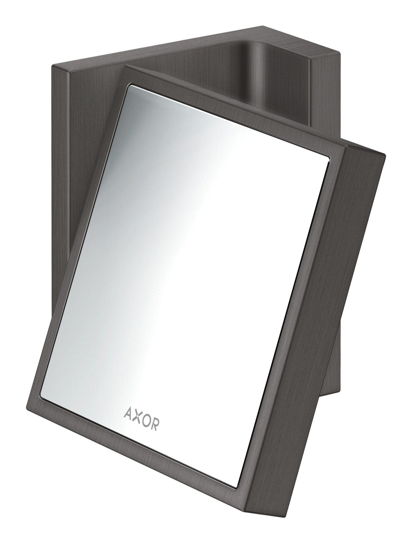 hansgrohe Rasierspiegel Axor Universal Rectangular, Brushed Black Chrome
