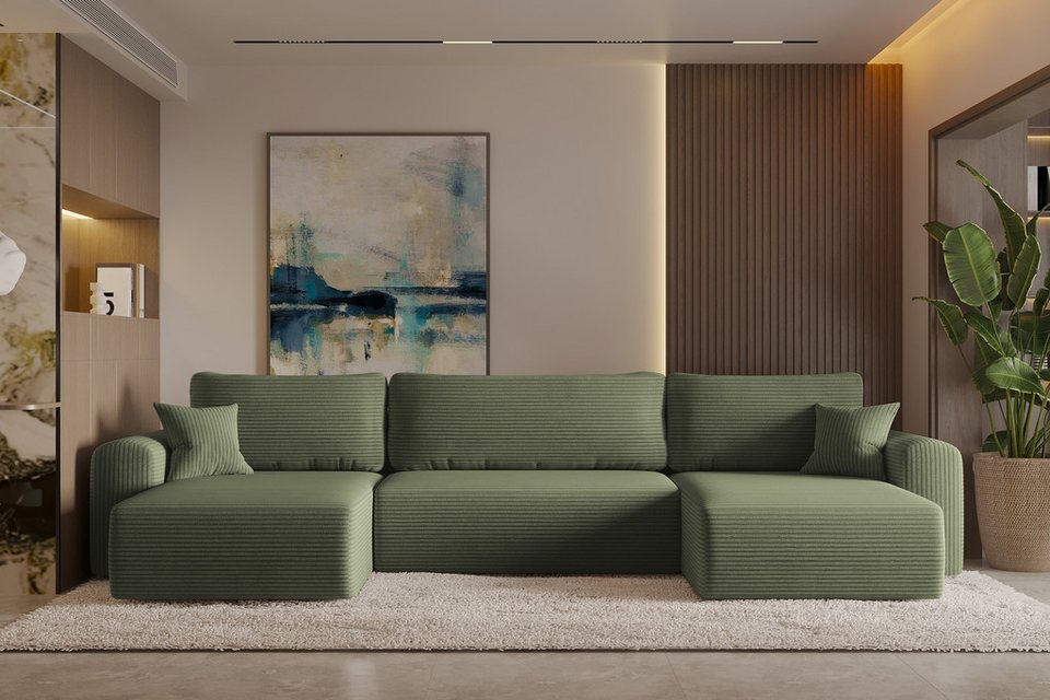 Kaiser Möbel Ecksofa Mit Schlaffunktion Und Bettkasten Sofa U Form