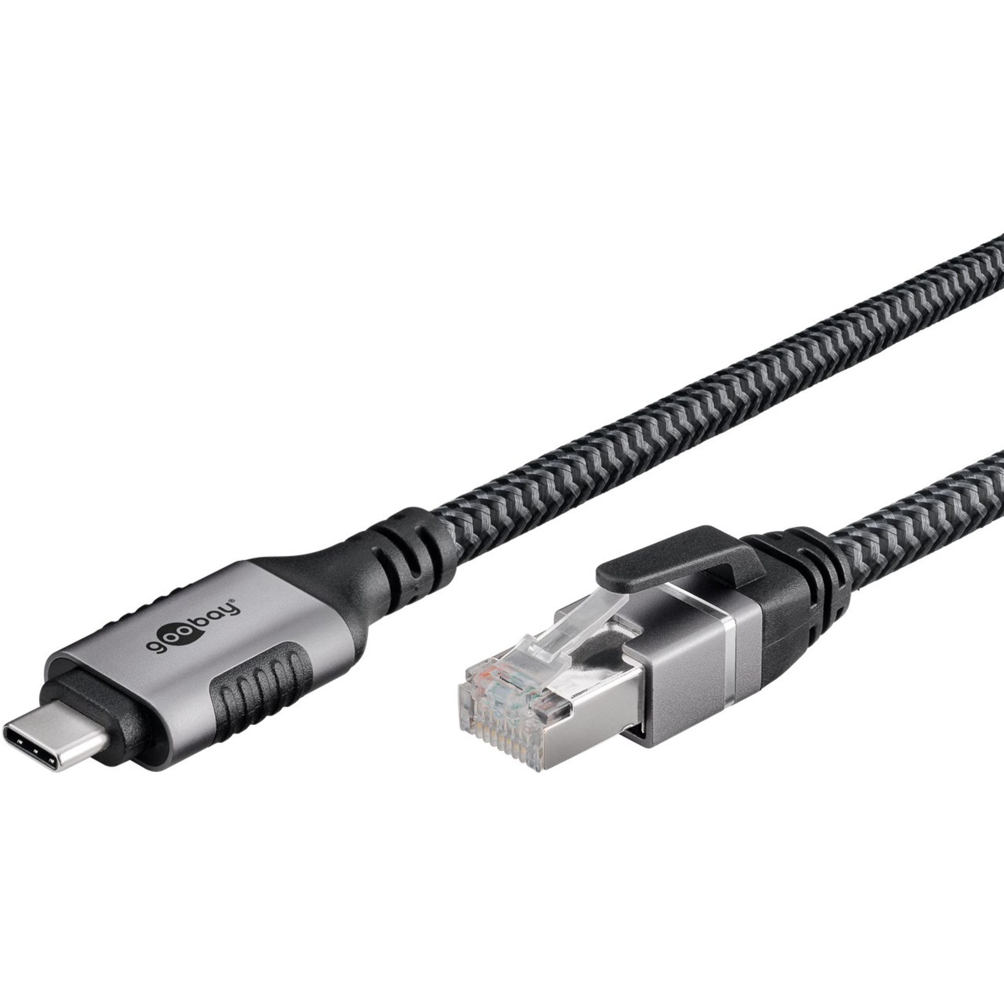 Goobay goobay Ethernet-Kabel USB-C 3.2 Gen2 Stecker > Computer-Kabel ...