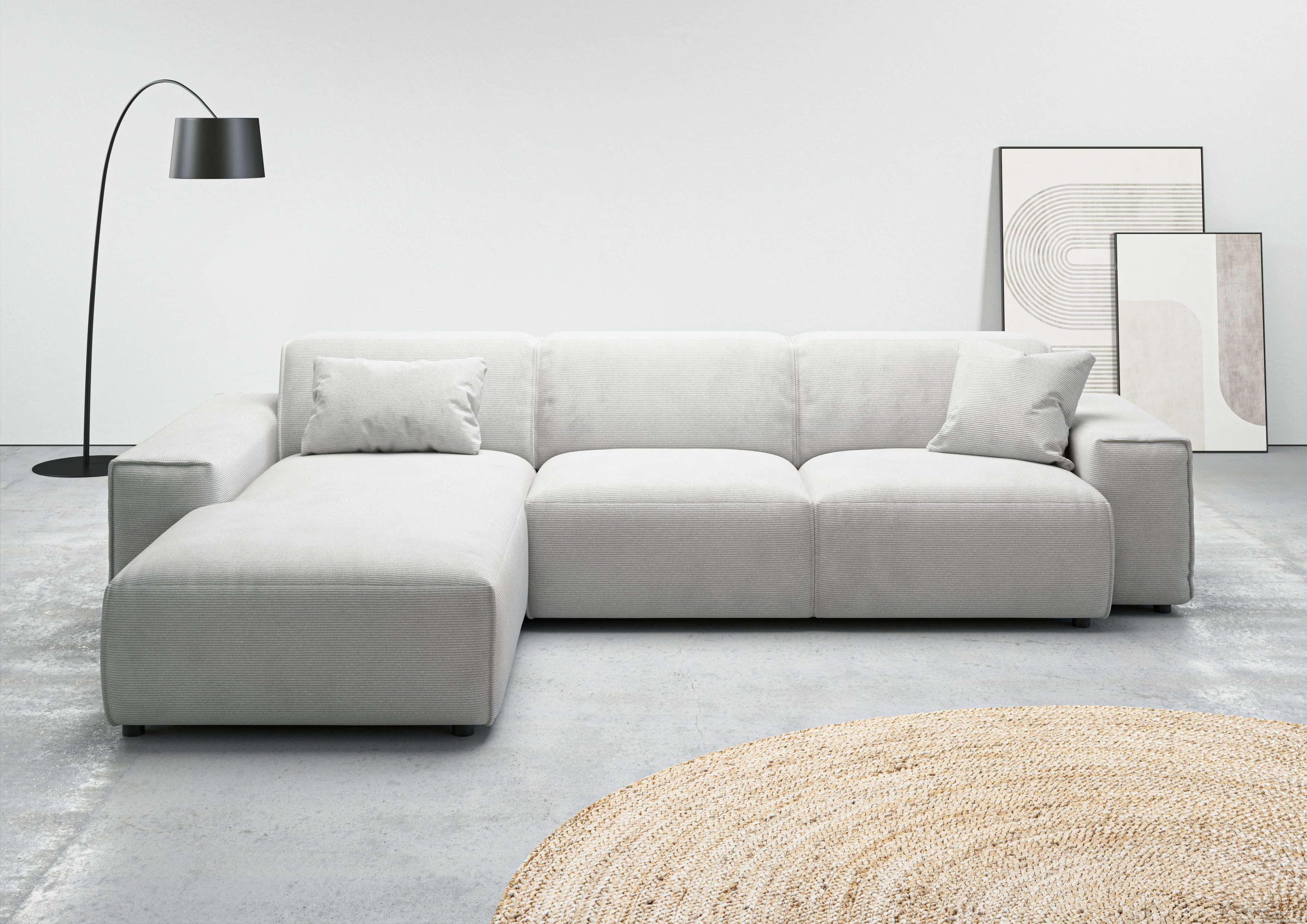 Andas Ecksofa Glimminge Auch In Breitcord Feincord Bouclé Easy Care