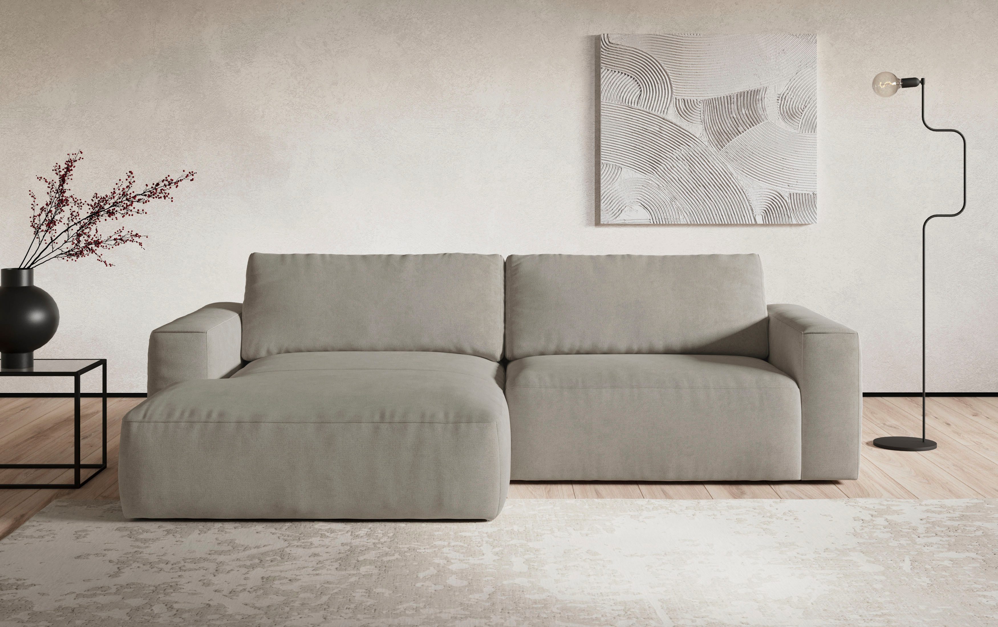 COTTA Ecksofa Lasso L-Form, XL-Sofa, Eckcouch