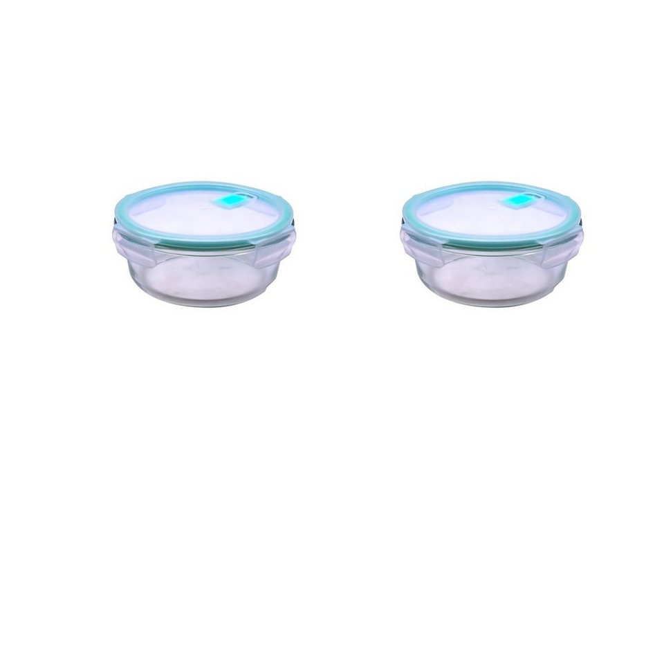 Steuber Vorratsdose Borosilikatglas Set 2 Tlg Cloc