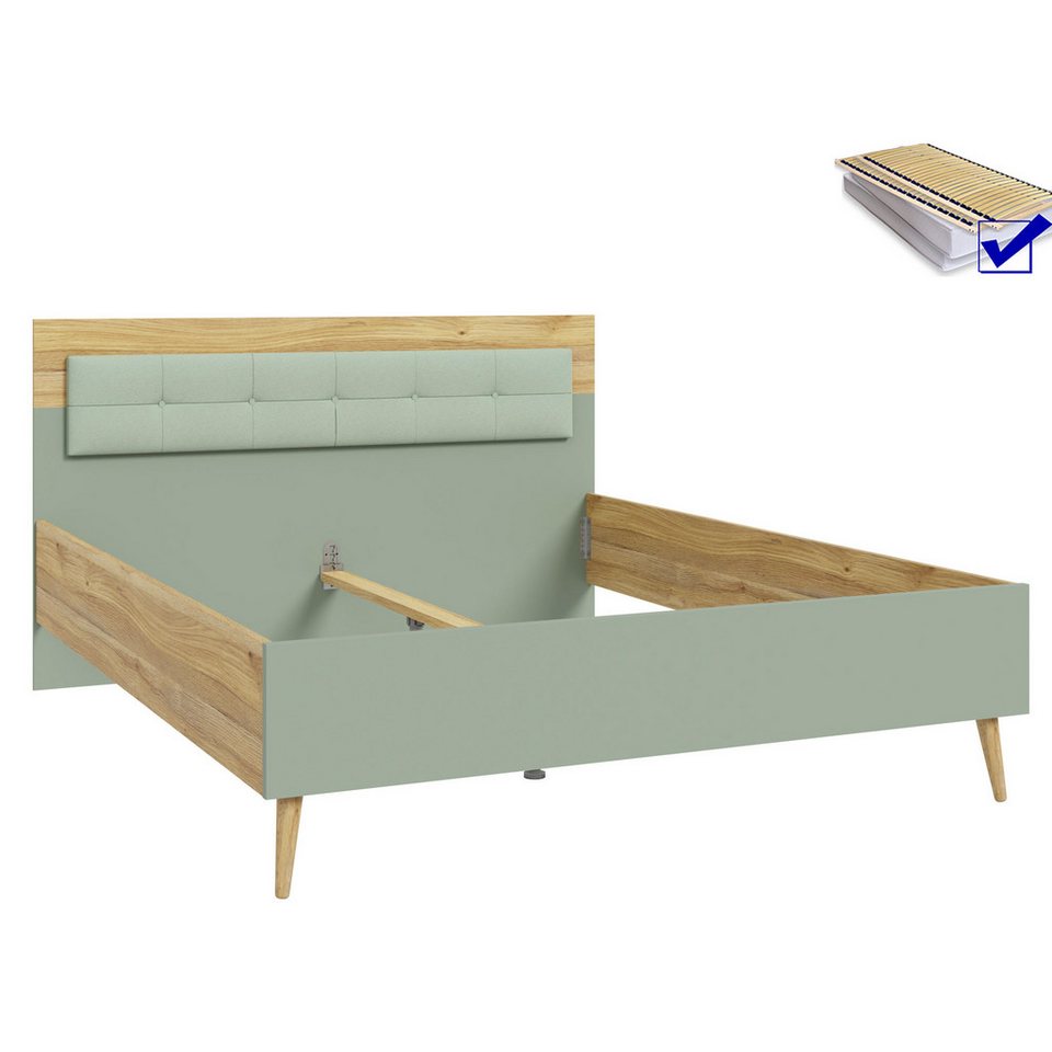 Expendio Polsterbett Wenke 5 Spar Set 5 Tlg Salbei Mauvella Oak Nb