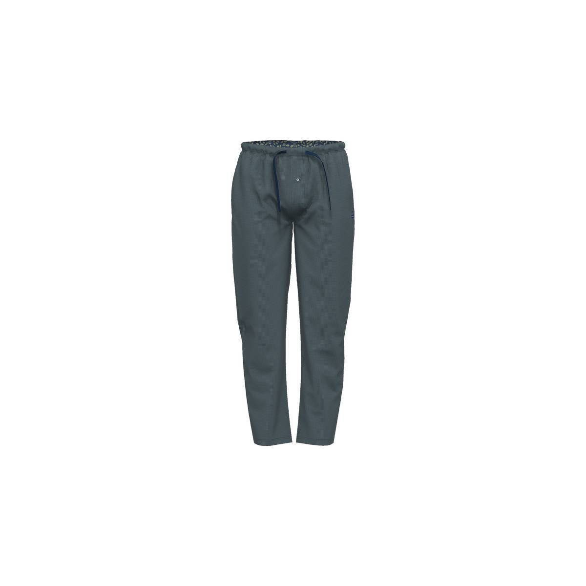Tom Tailor Pyjama Herren Pyjamahose Hose Baumwolle Karo Logo