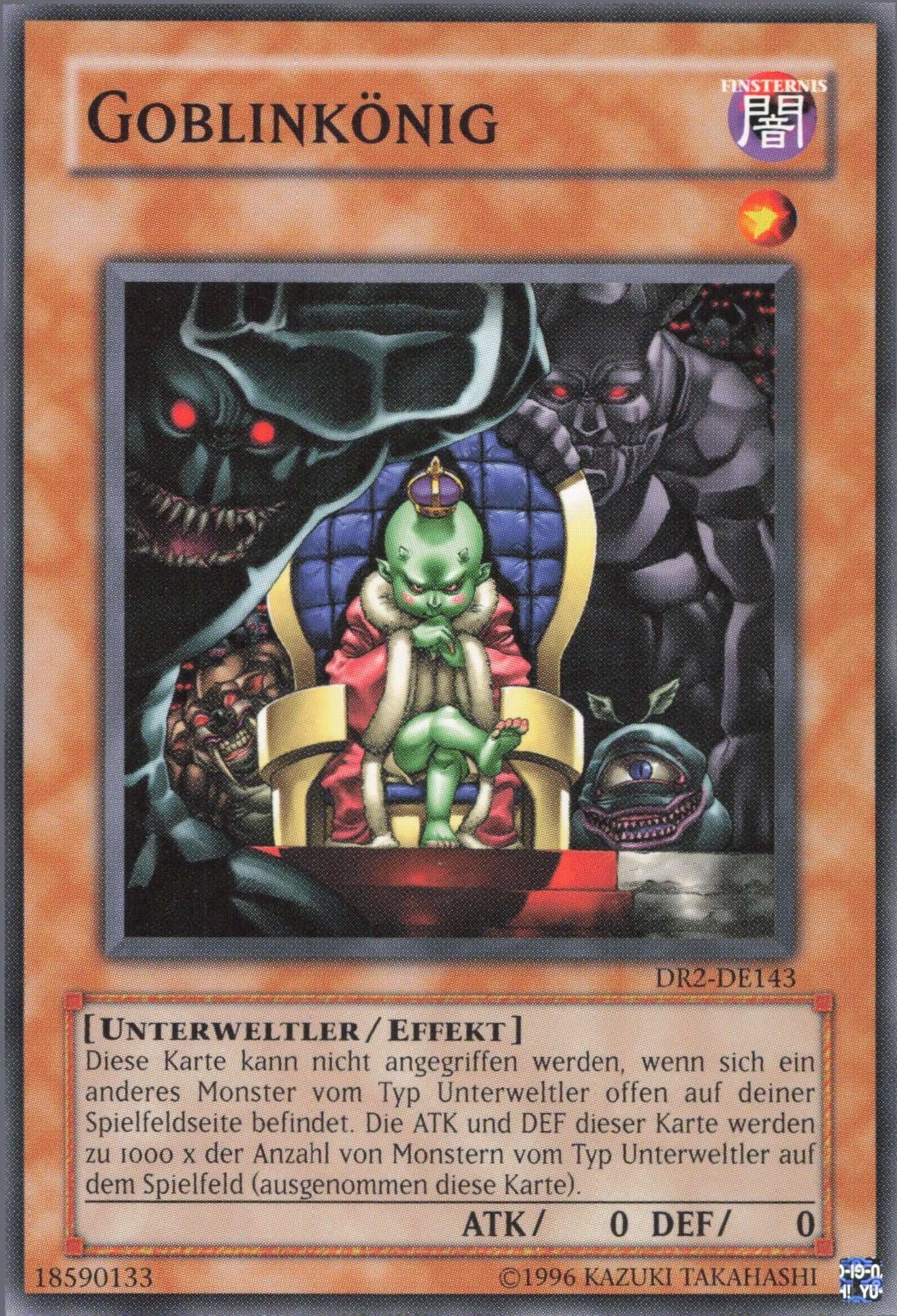Recollectibles Sammelkarte Yugioh Karte Goblinkönig Yu Gi Oh Karte