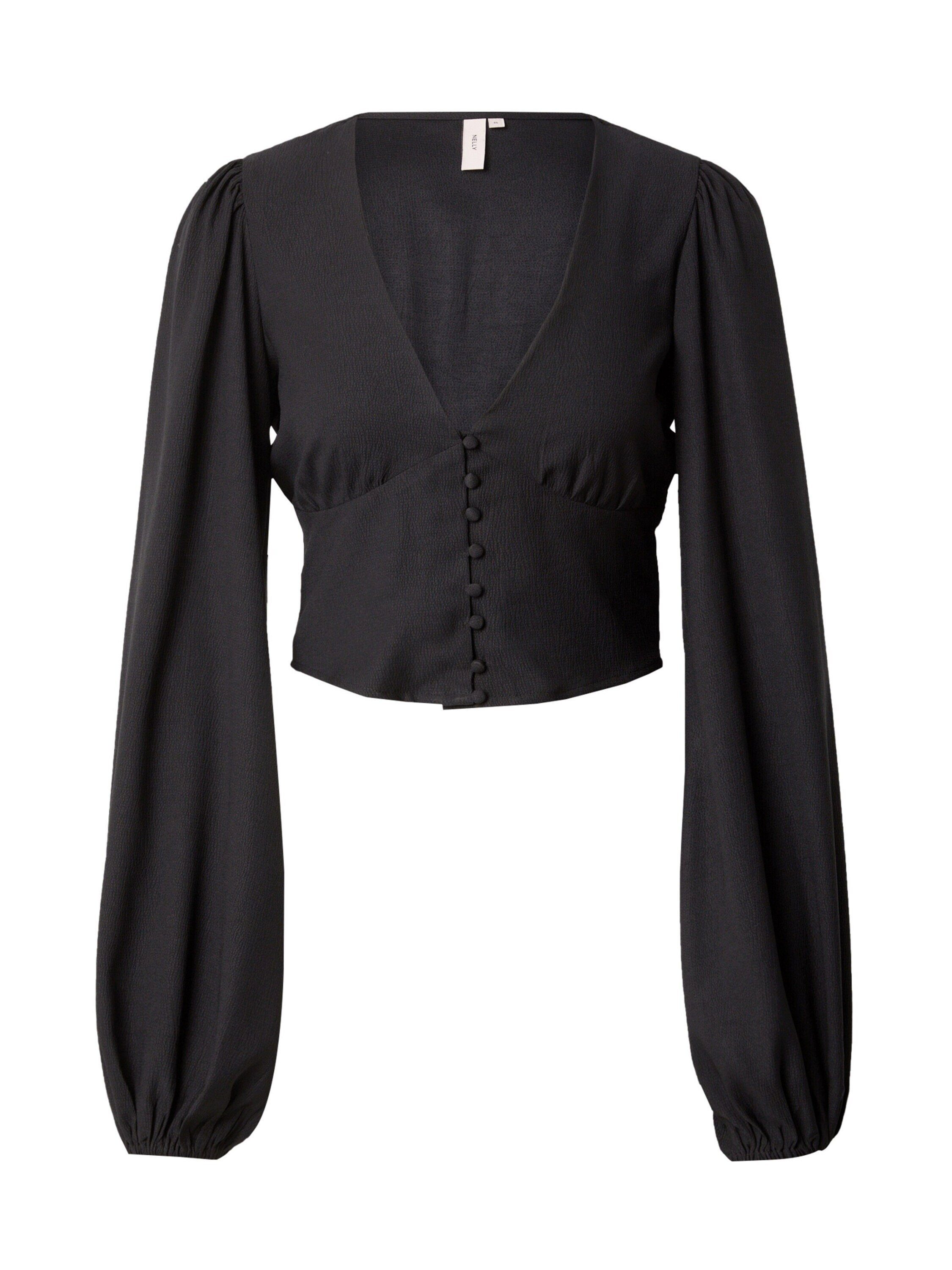 Nly By Nelly Langarmbluse 1 Tlg Drapiertgerafft Elastischer Bundsaum