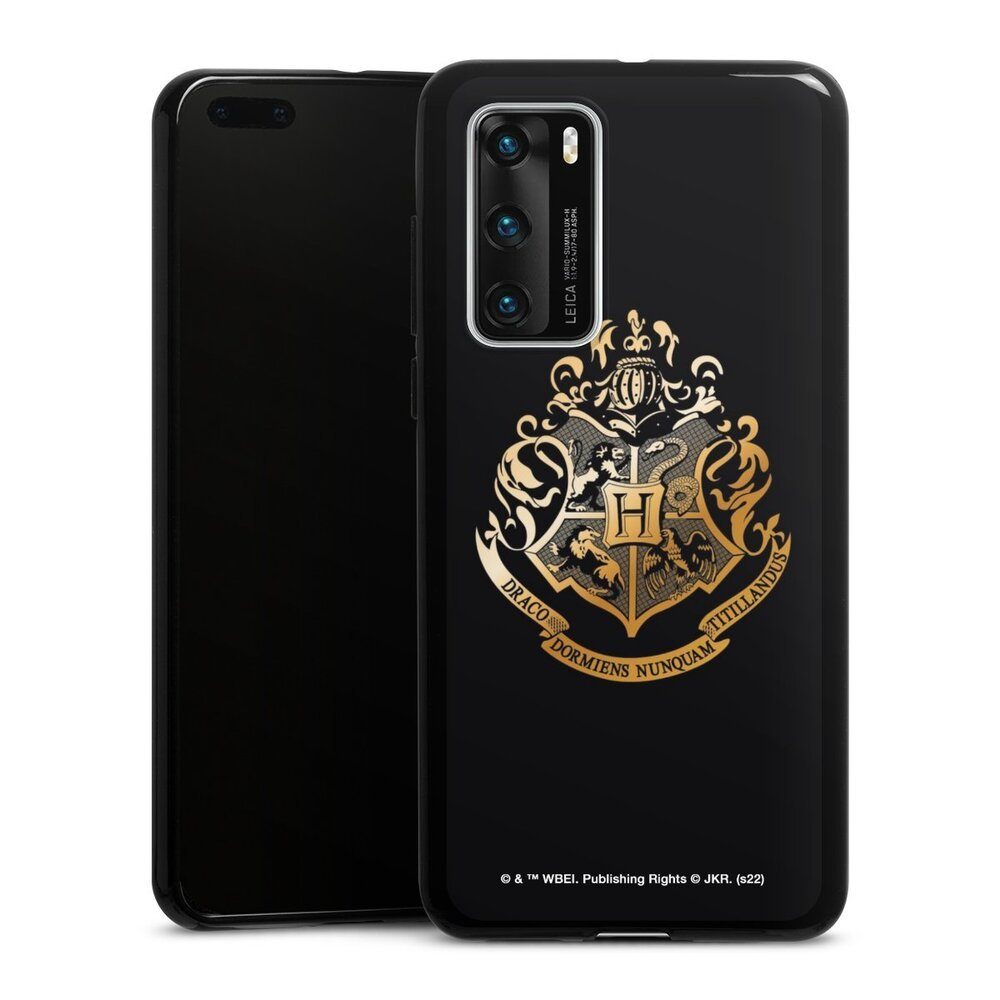 Deindesign Handyhülle Wappen Harry Potter Hogwarts Hogwarts Logo Black