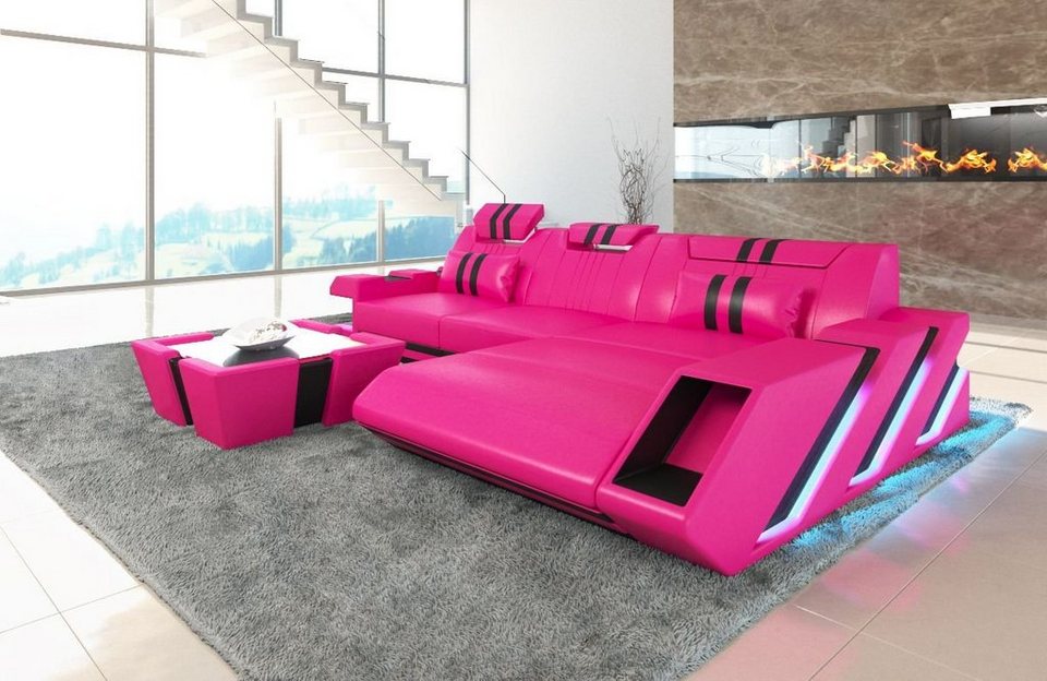 Sofa Dreams Ecksofa Ledersofa Apollonia L Form Leder Sofa Ledercouch