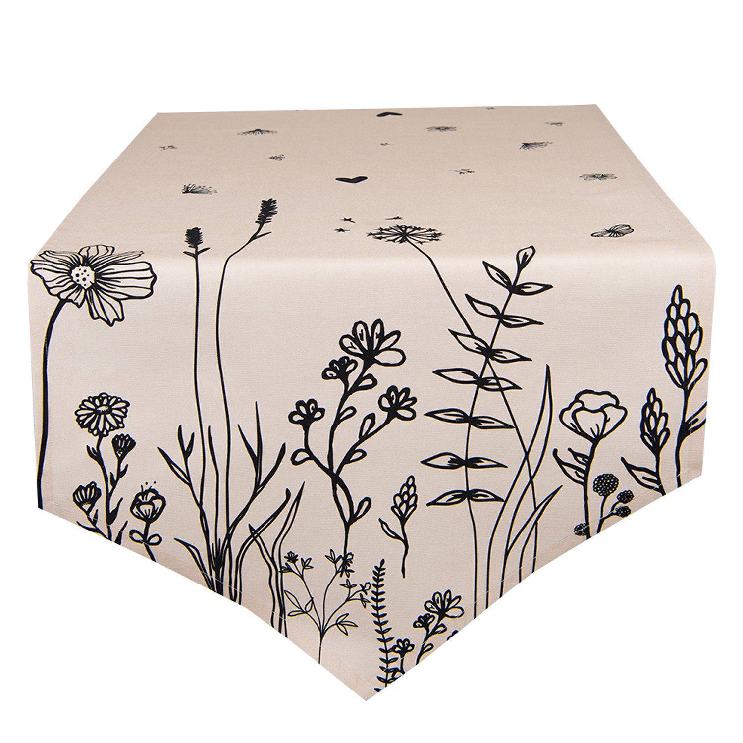 Clayre And Eef Tischläufer Flora And Fauna Set 1 Tlg 1 Teilig