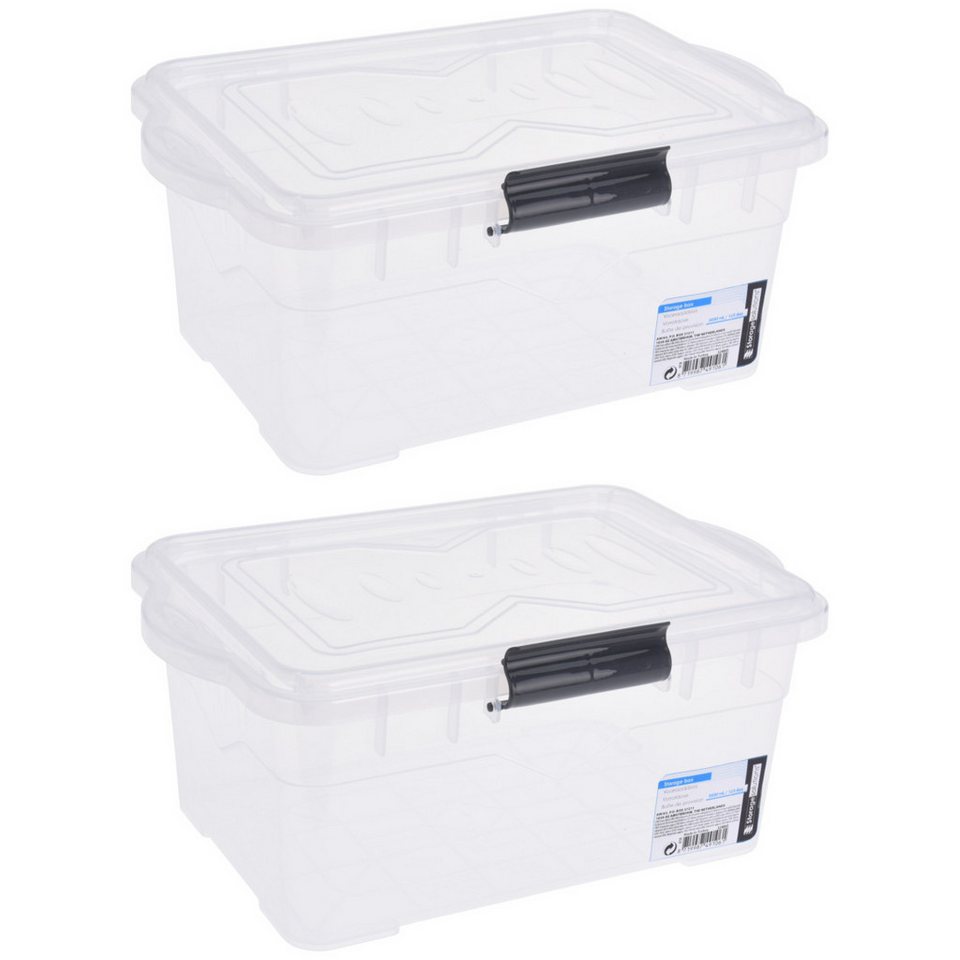 Ultra Clean Vorratsdose 2 X Aufbewahrungsbox 5 Liter Vorratsdose Mit