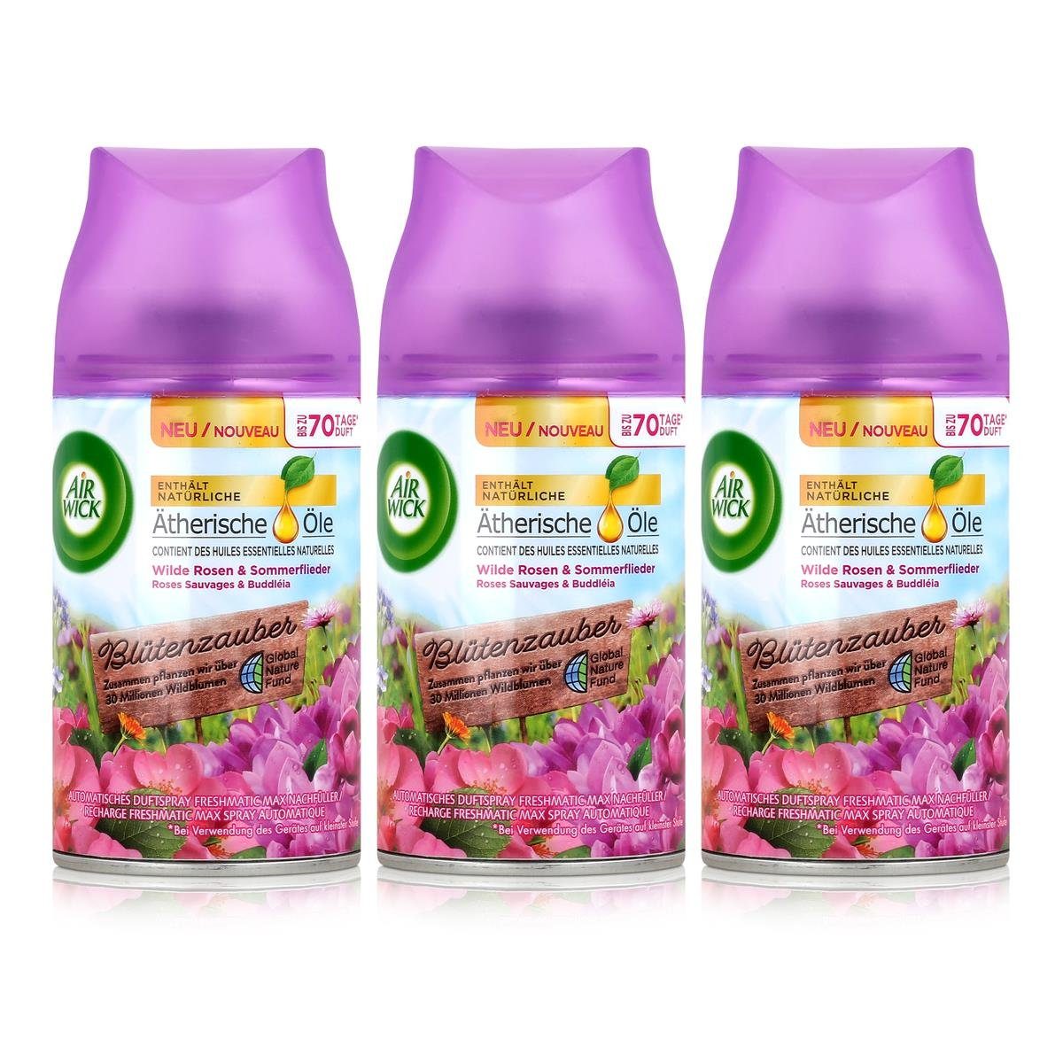 Air Wick Raumduft Air Wick Freshmatic Max Raumspray Rosen & Sommerflieder 250ml (3er Pac