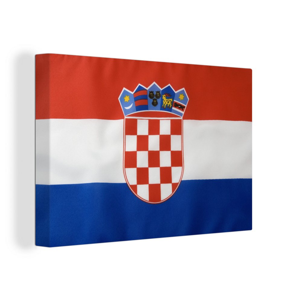 Onemillioncanvasses® Leinwandbild Foto Der Kroatischen Flagge 1 St